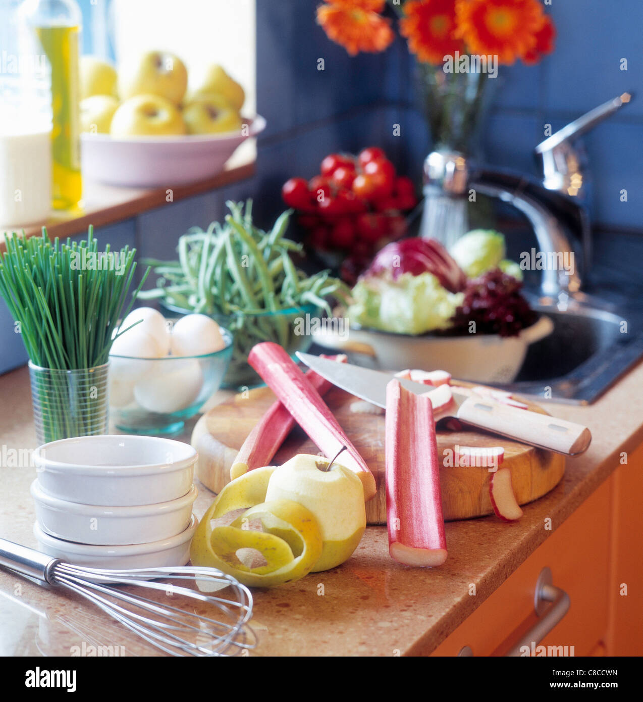vegetables in the kitchen Stock Photo - Alamy