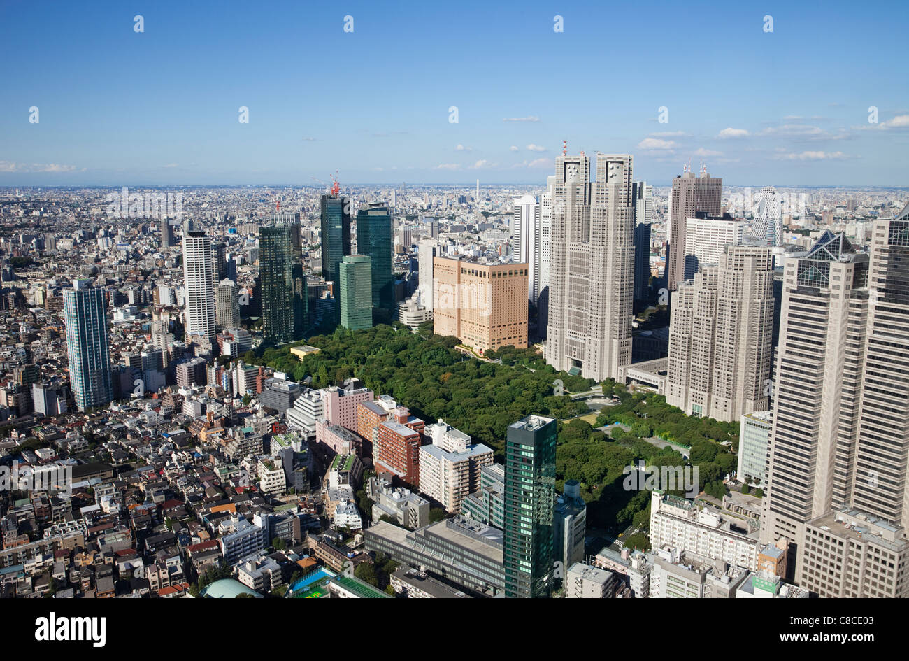Japan, Tokyo, Shinjuku Area Skyline Stock Photo - Alamy