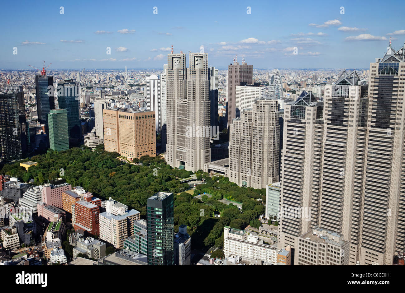 Japan, Tokyo, Shinjuku Area Skyline Stock Photo - Alamy