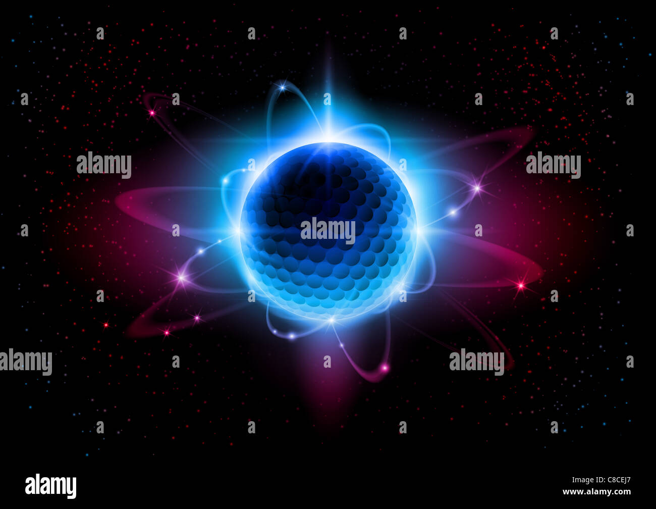 The central nucleus are surrounded by a cloud of negatively charged ...