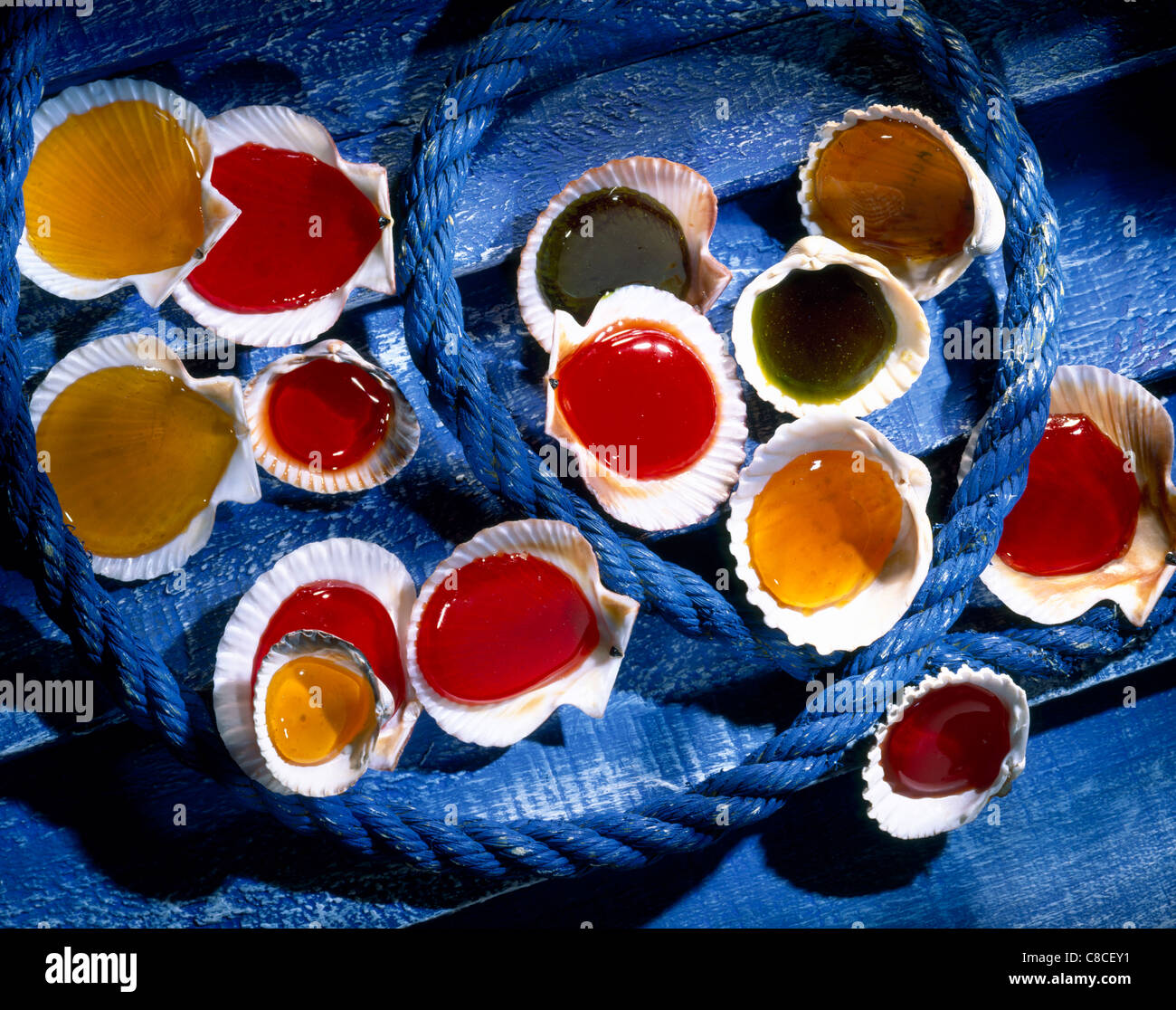 Roudoudou shell candy Stock Photo - Alamy