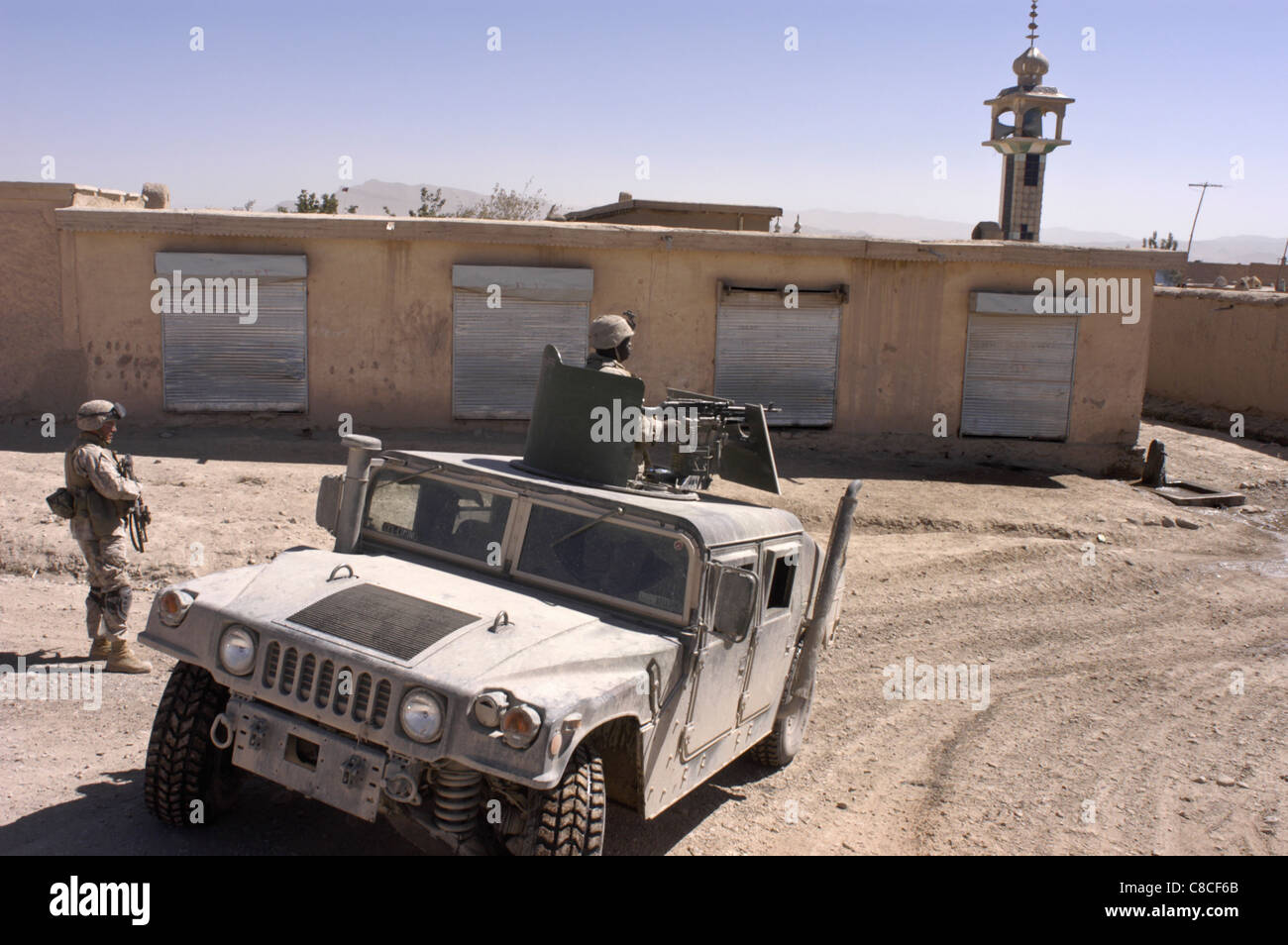 Members of the U.S. 82nd Airborne Division set out on patrol from the ...