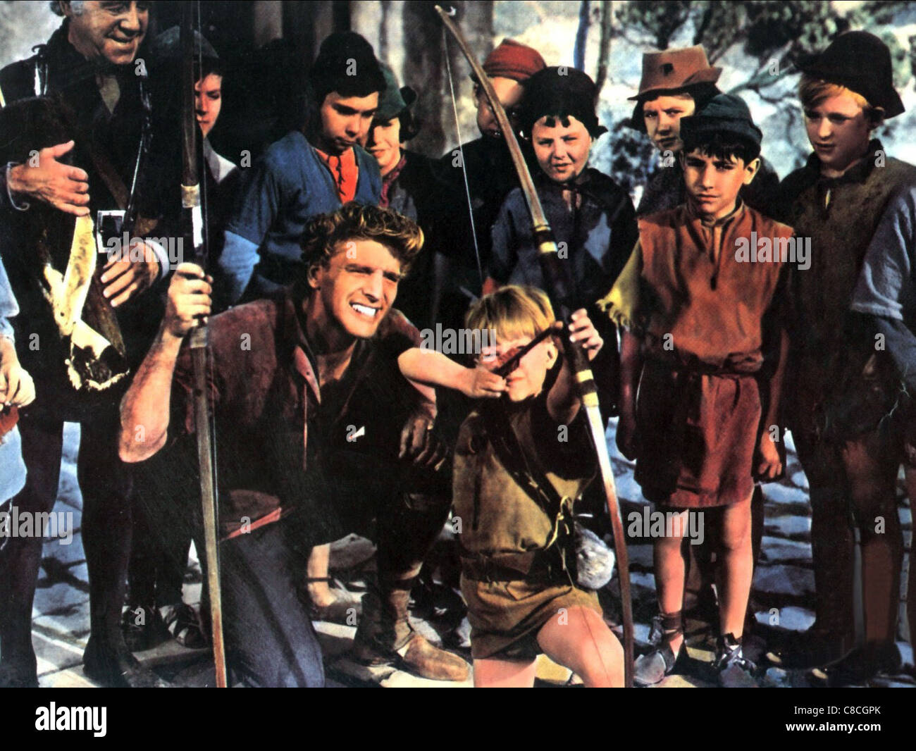 BURT LANCASTER THE FLAME AND THE ARROW (1950 Stock Photo - Alamy