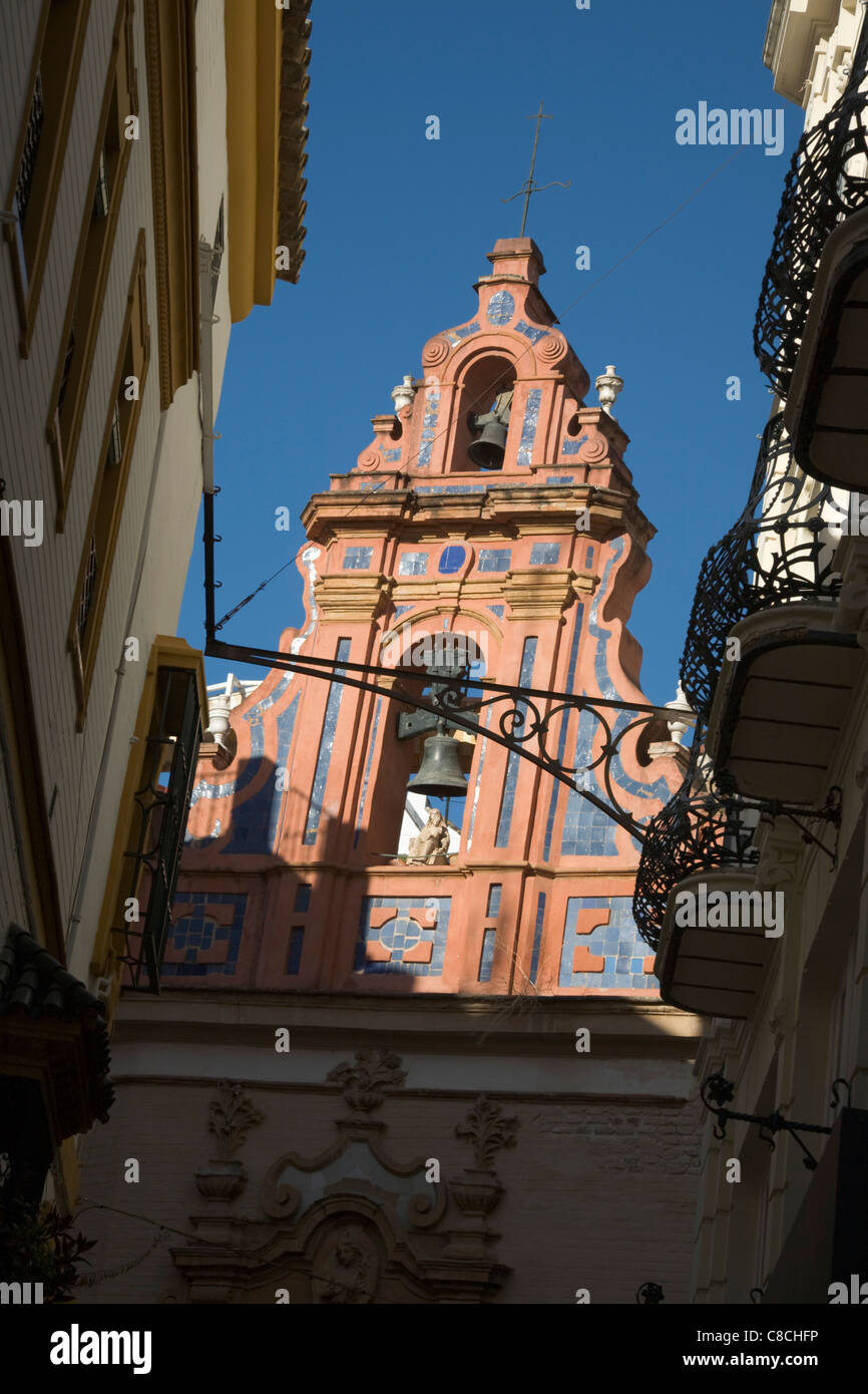 Chapel Bell tower in Baroque style Seville Spain Stock Photo - Alamy