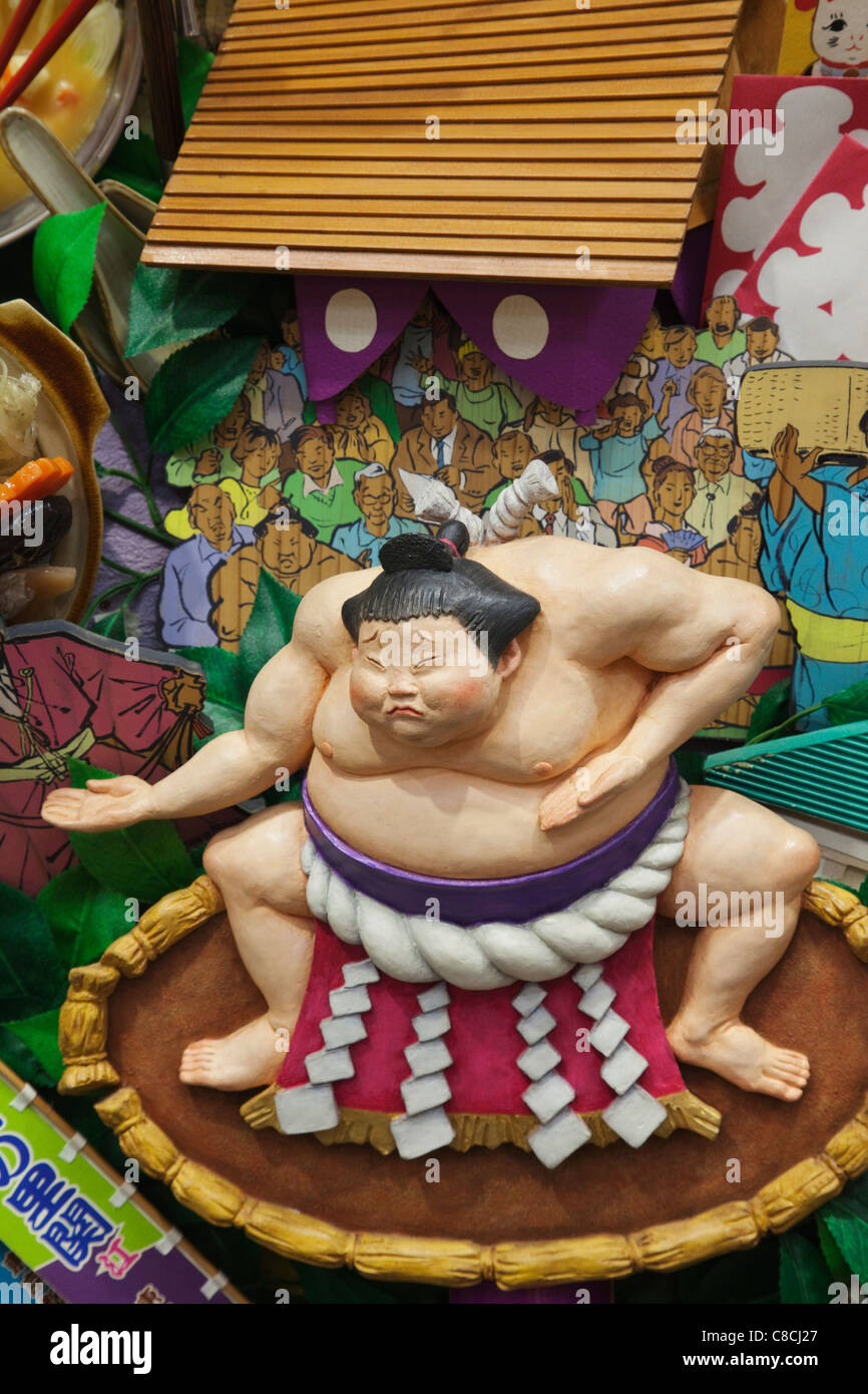 Japan, Tokyo, Model of Sumo Wrestler Stock Photo - Alamy
