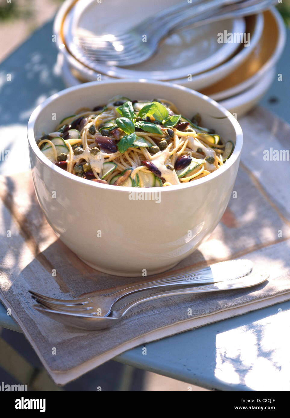 Pasta Salad With Anchovy High Resolution Stock Photography and Images ...