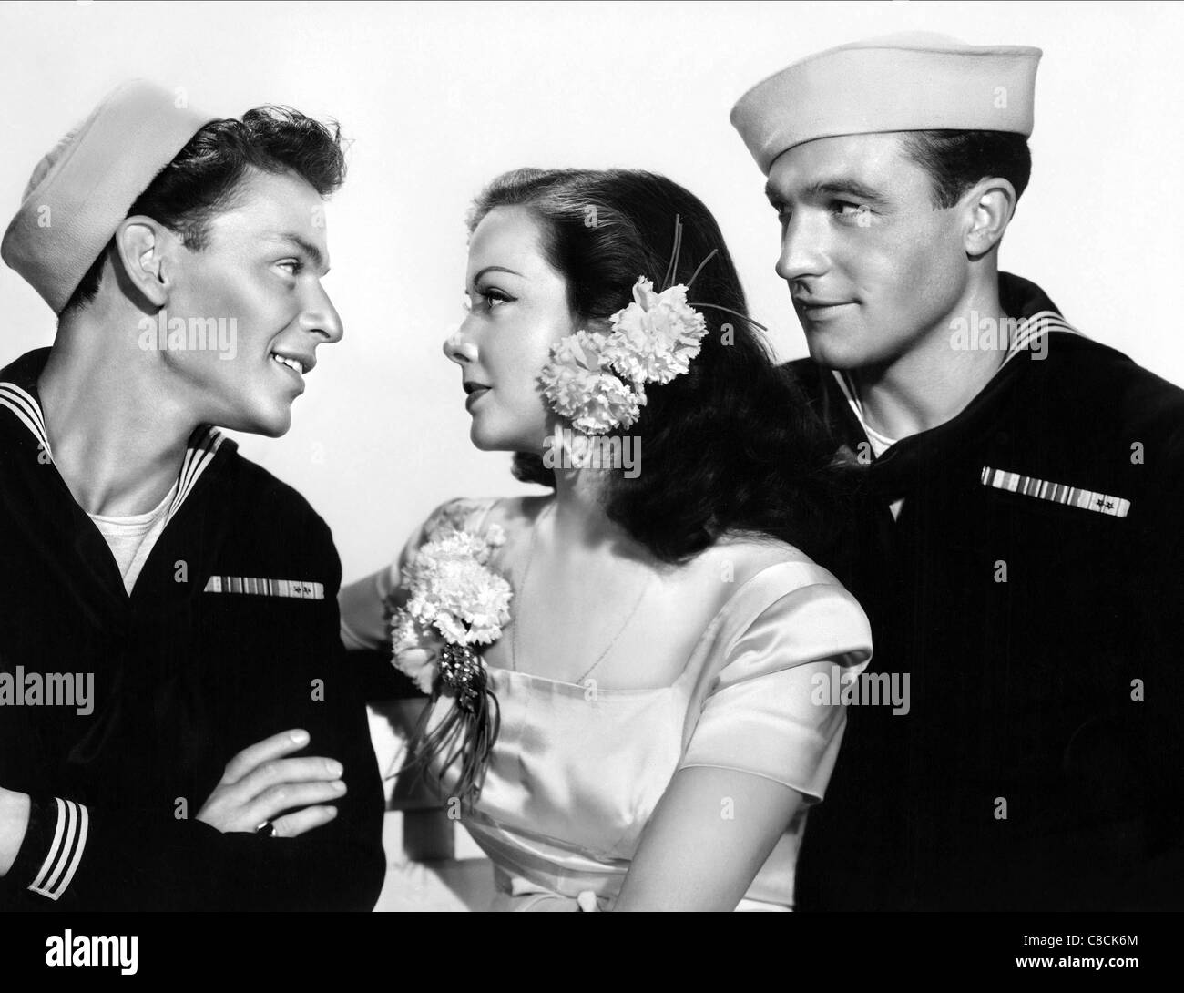 Frank Sinatra, Kathryn Grayson and Gene Kelly in Anchors Aweigh (1945 ...