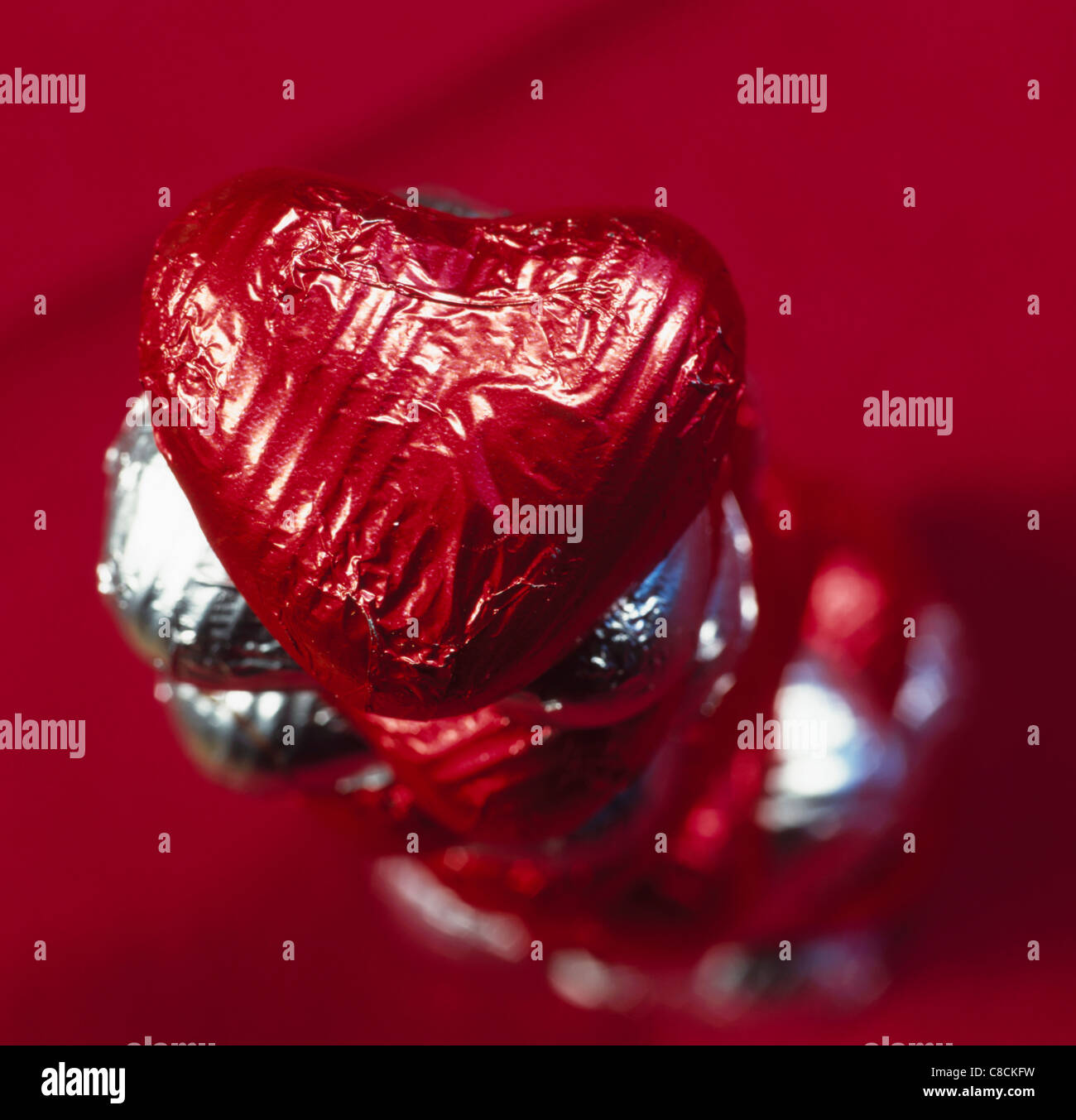 Wrapped chocolates stack hi-res stock photography and images - Alamy