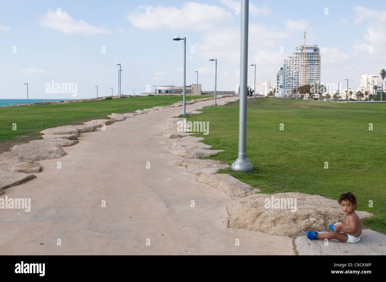 Tel-Aviv Ocean Front-Charles Chlore Park,Israel Stock Photo - Alamy