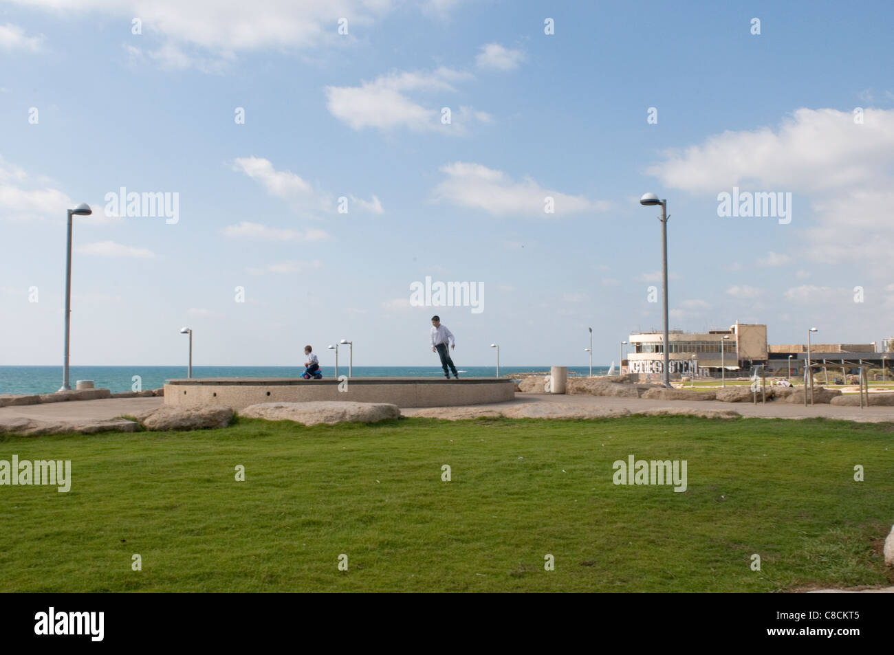 Tel-Aviv Ocean Front-Charles Chlore Park,Israel Stock Photo - Alamy