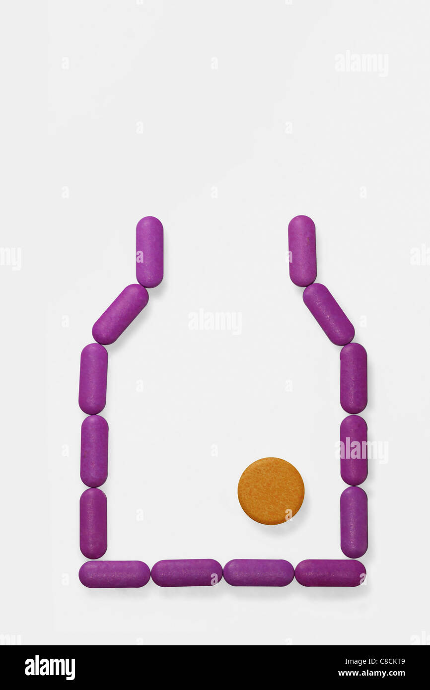 Bottle shape hi-res stock photography and images - Alamy