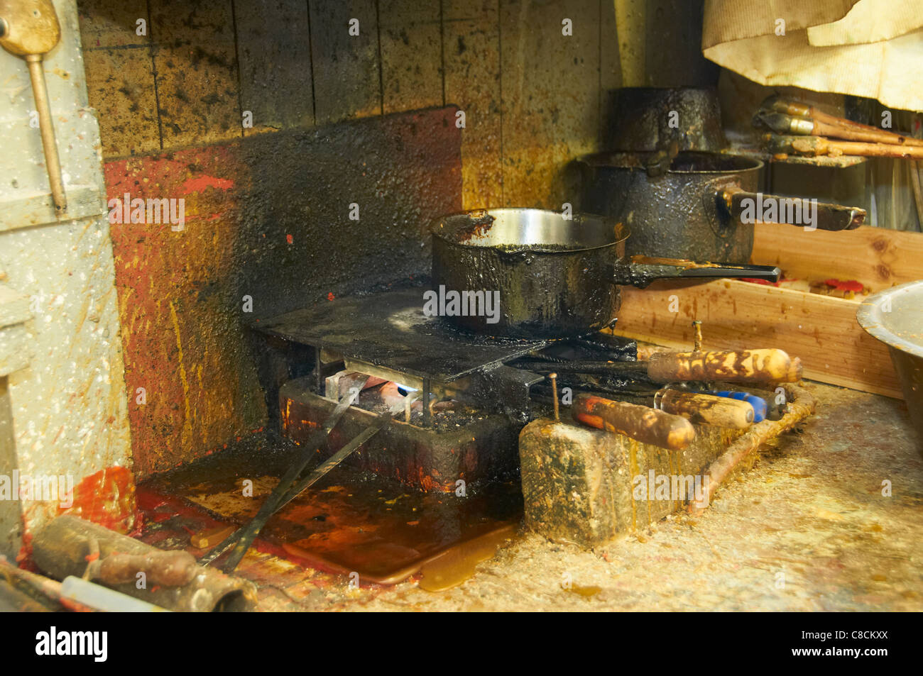 Open hearth steel furnace hi-res stock photography and images - Alamy