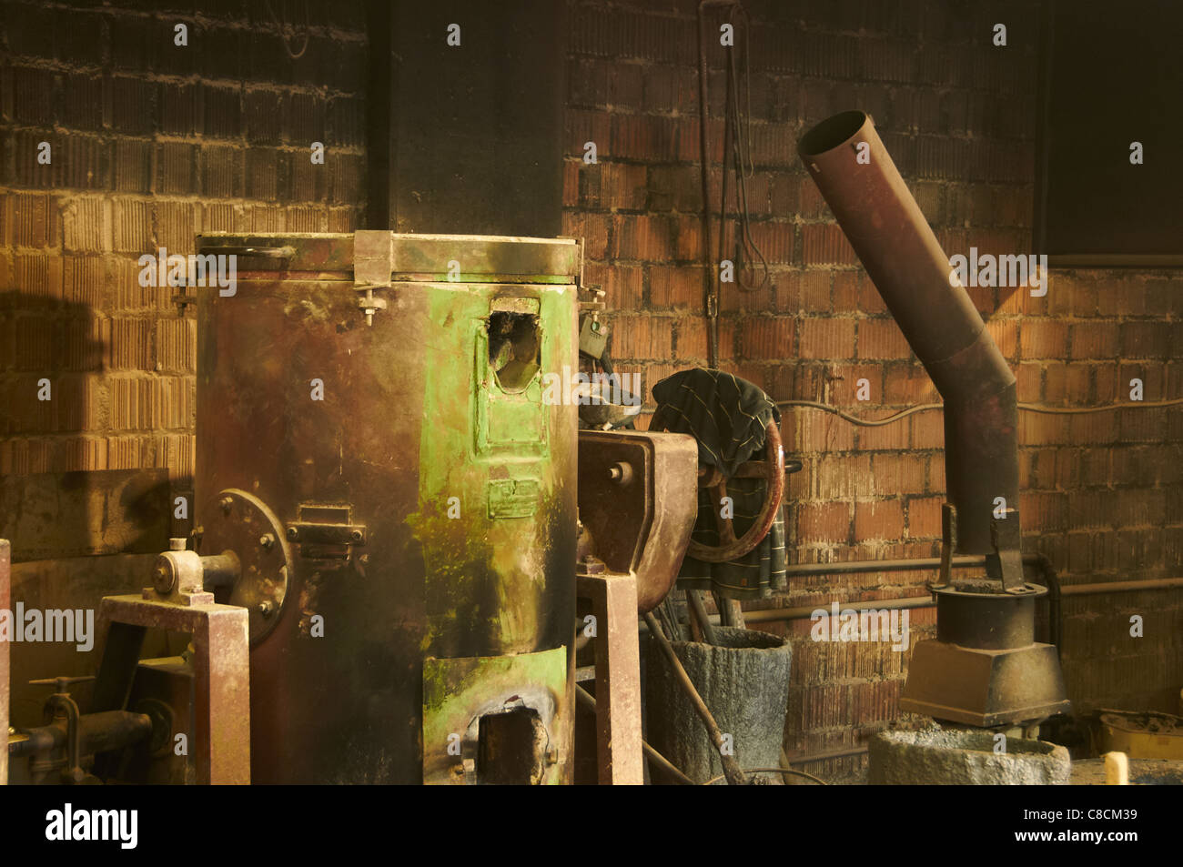 Open hearth steel furnace hi-res stock photography and images - Alamy