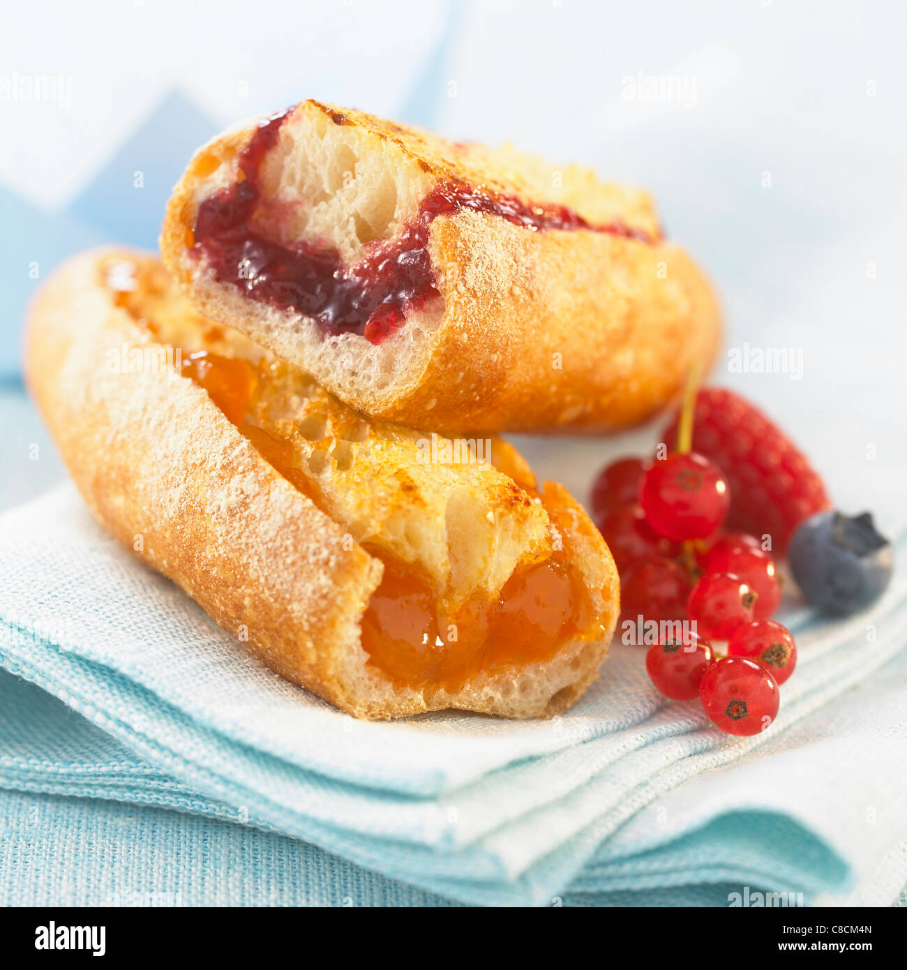 Jam hot dog Stock Photo - Alamy