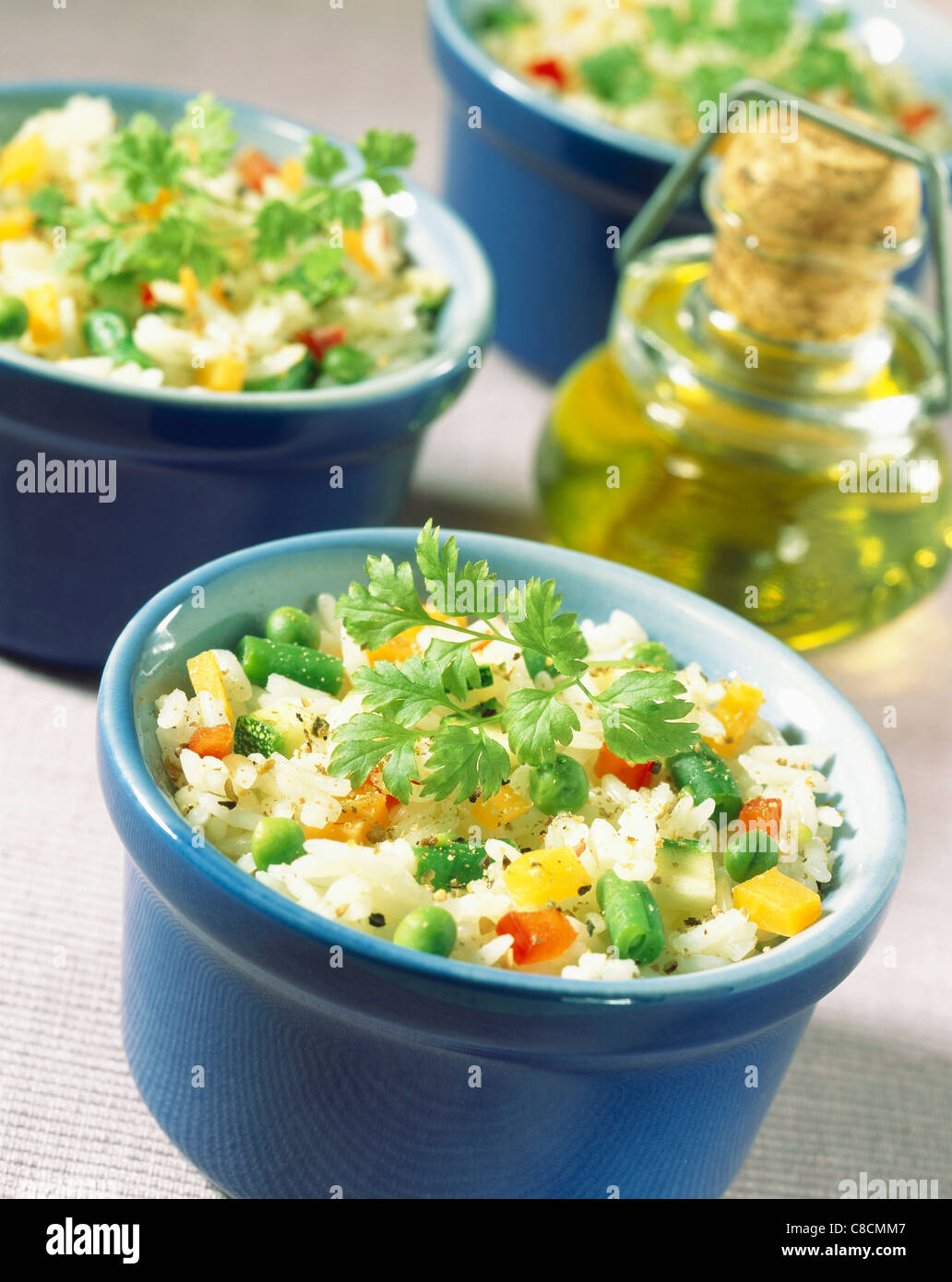 Rice with vegetables Stock Photo - Alamy