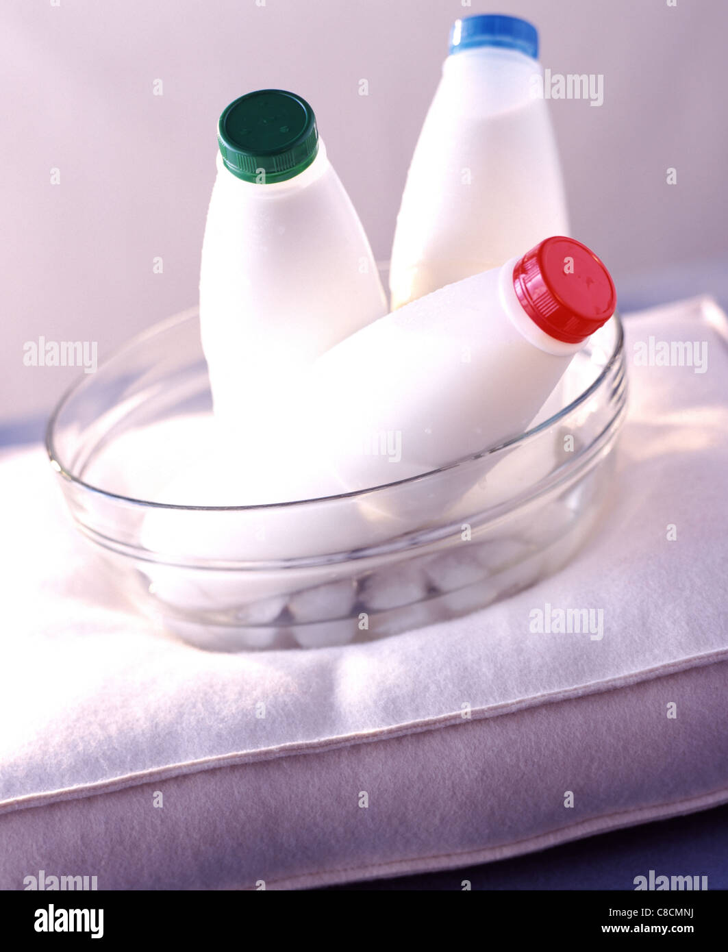 bottles of milk Stock Photo - Alamy