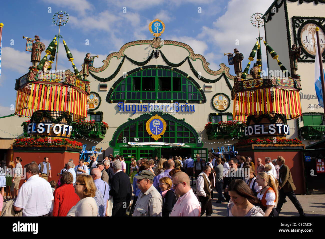 world famous Oktoberfest in Munich, Germany, with entrance to ...