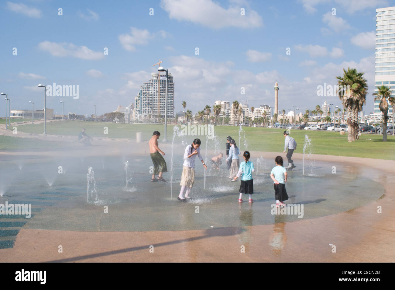Tel-Aviv Ocean Front-Charles Chlore Park,Israel Stock Photo - Alamy