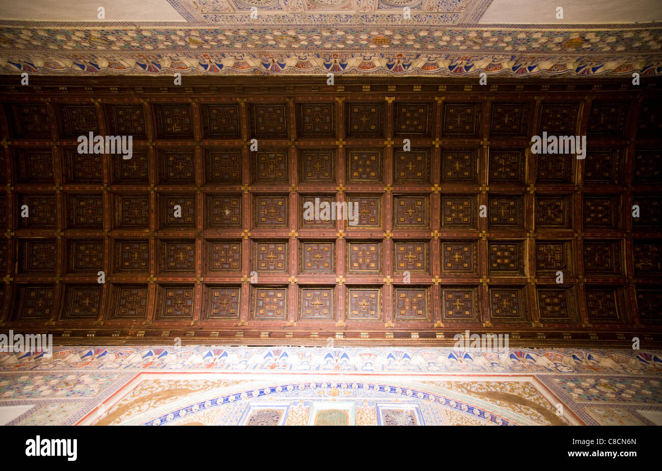 Ceiling section in Philip II (2nd) Ceiling Room at the Real Alcazar De ...