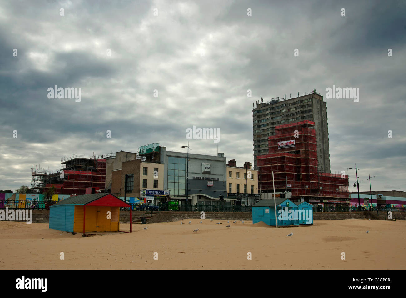 Margate beach and seafront Thanet Kent England Stock Photo - Alamy