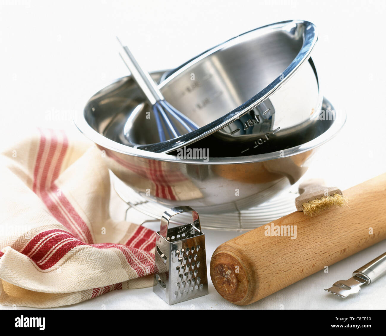 Cooking implements for pastries Stock Photo - Alamy