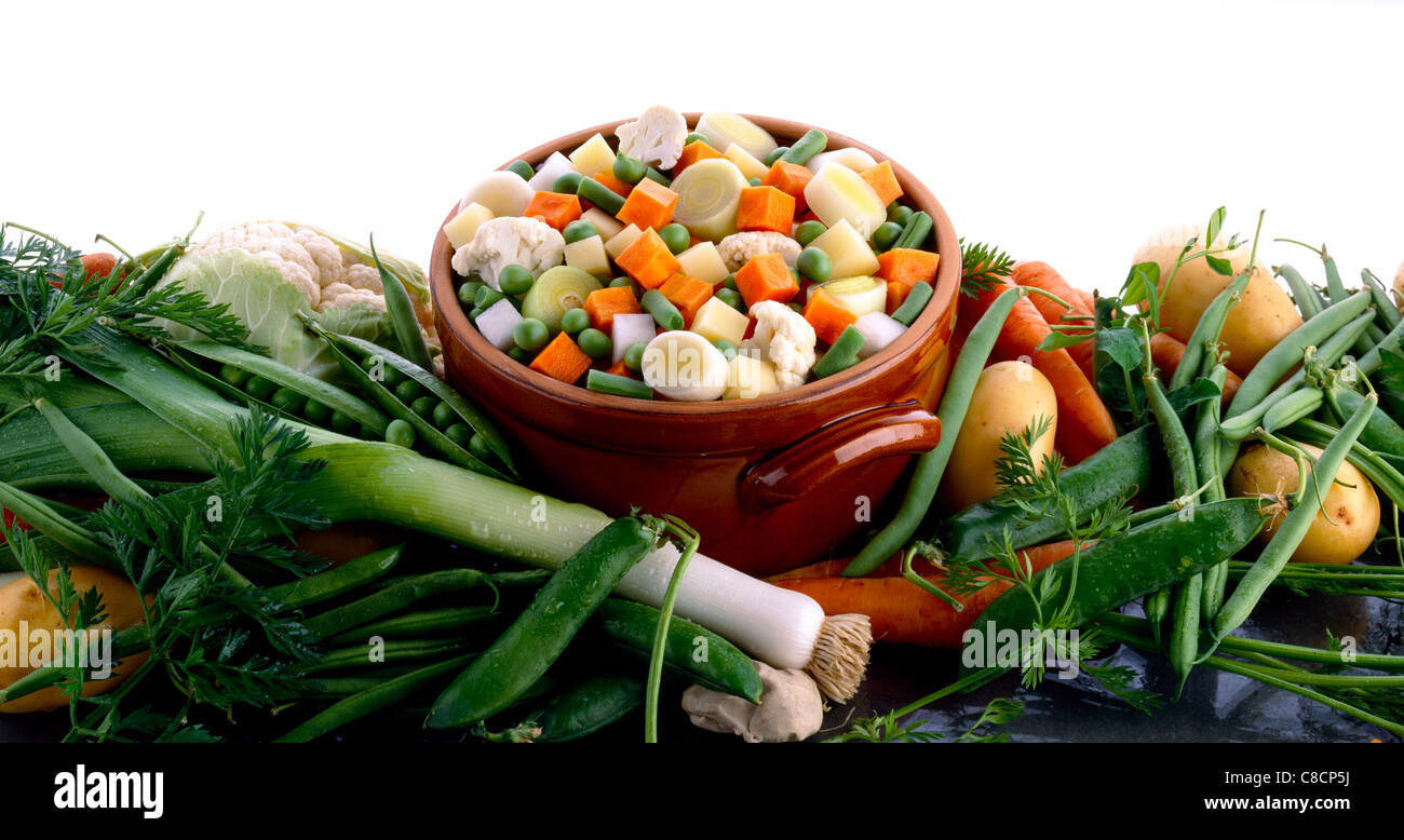 Vegetables for soup Stock Photo - Alamy