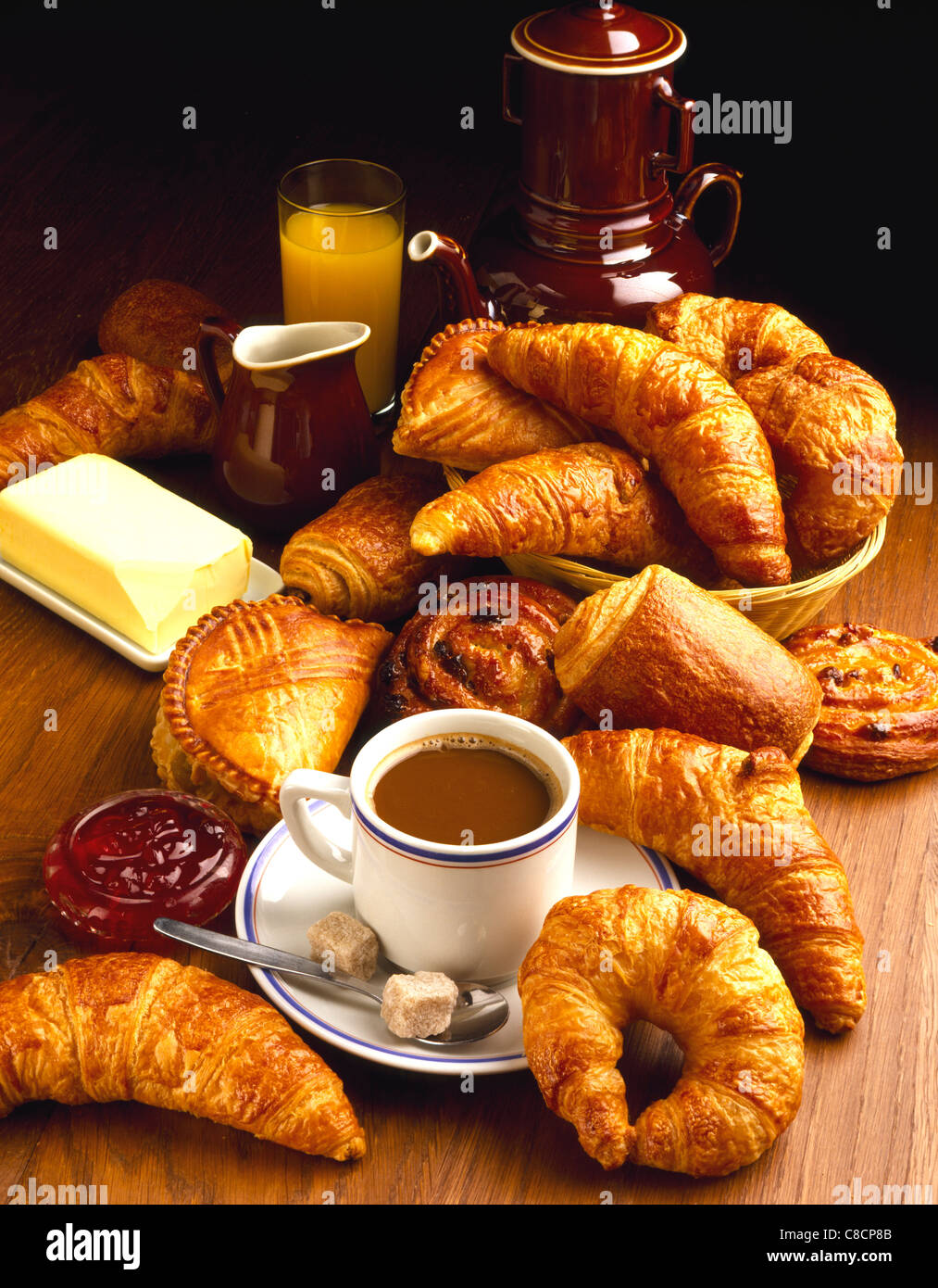 Pastries and coffee hi-res stock photography and images - Alamy