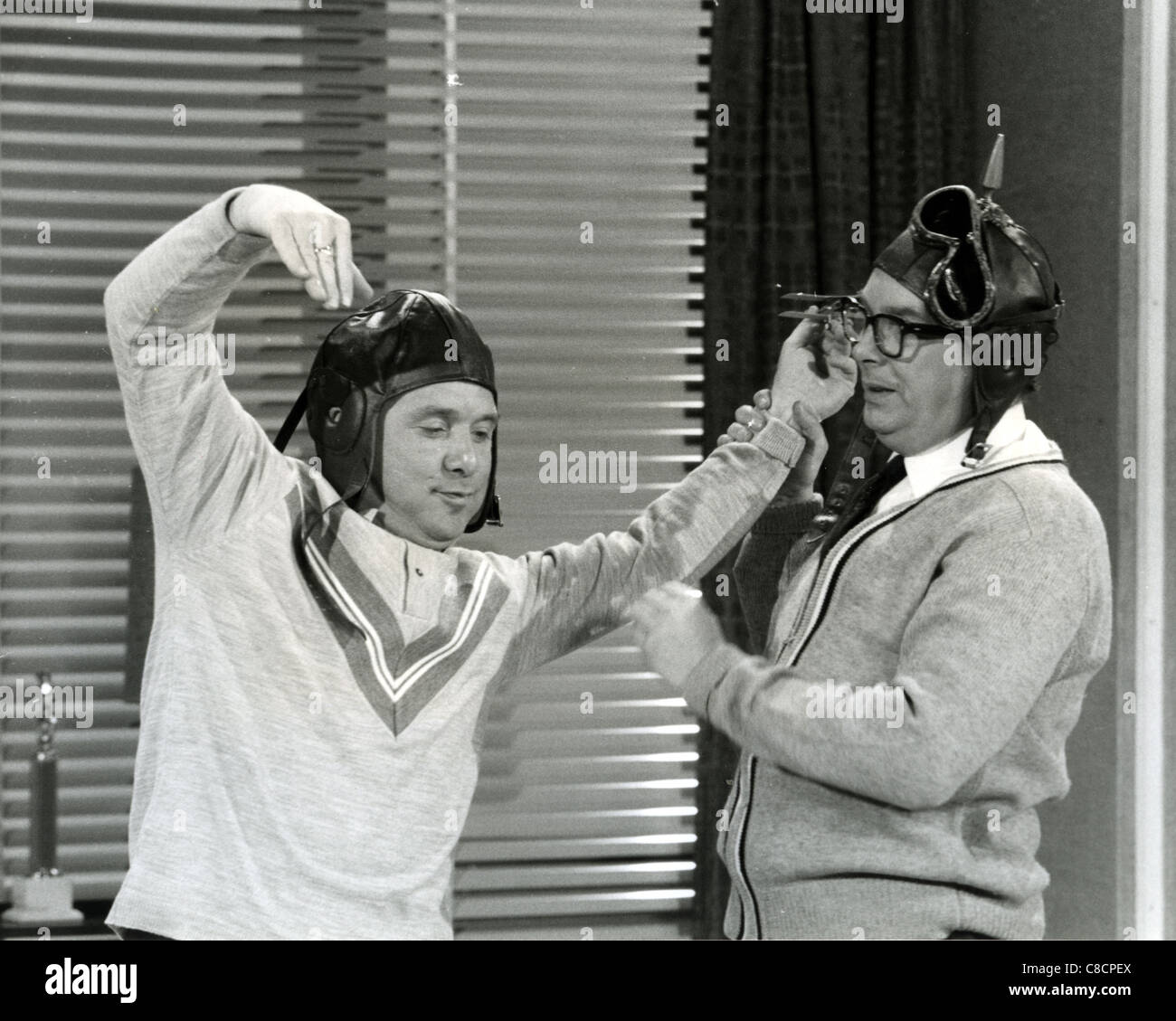 MORECAMBE AND WISE UK comedy duo with Eric Morecambe and Ernie Wise on ...