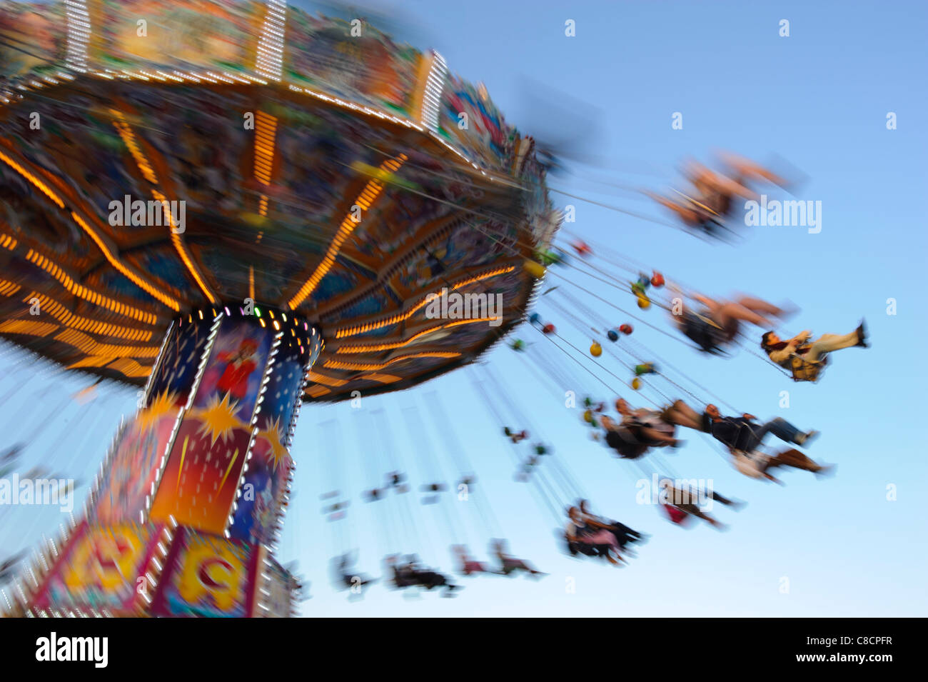Roundabout Oktoberfest Munich Bavaria High Resolution Stock Photography ...