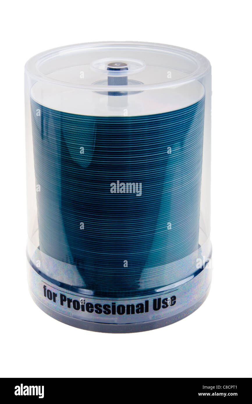 Stack of blank CDs Stock Photo - Alamy