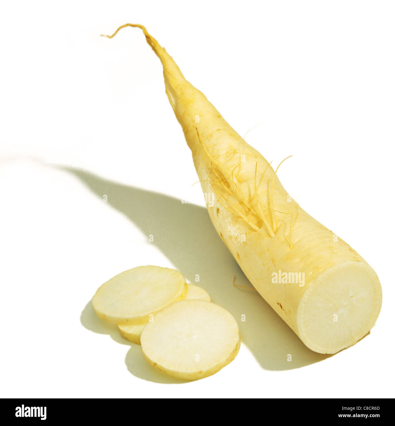 Long white turnip Stock Photo - Alamy