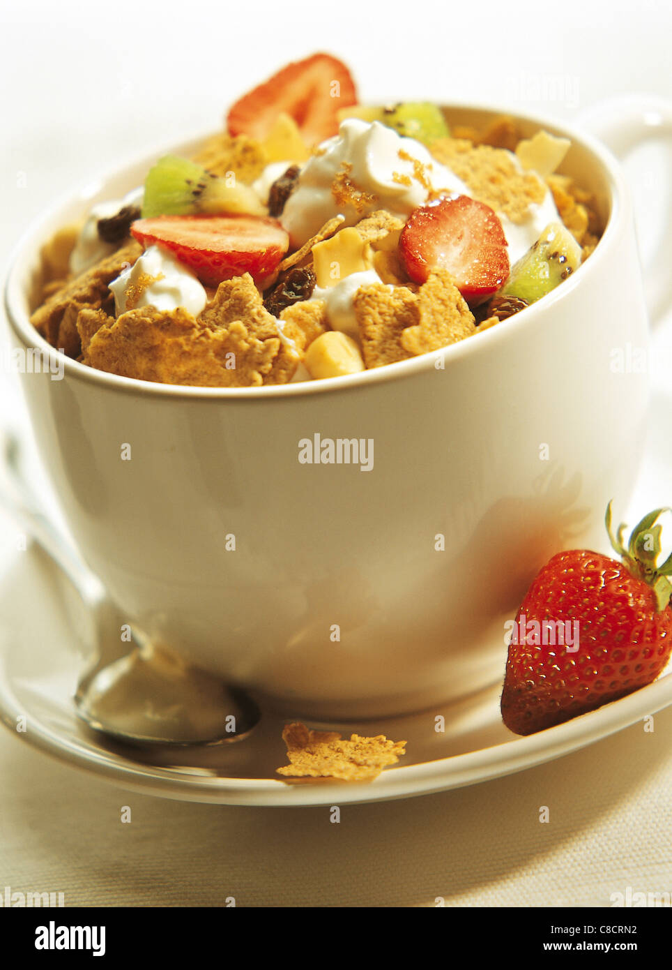 muesli, yoghurt and fruit Stock Photo - Alamy