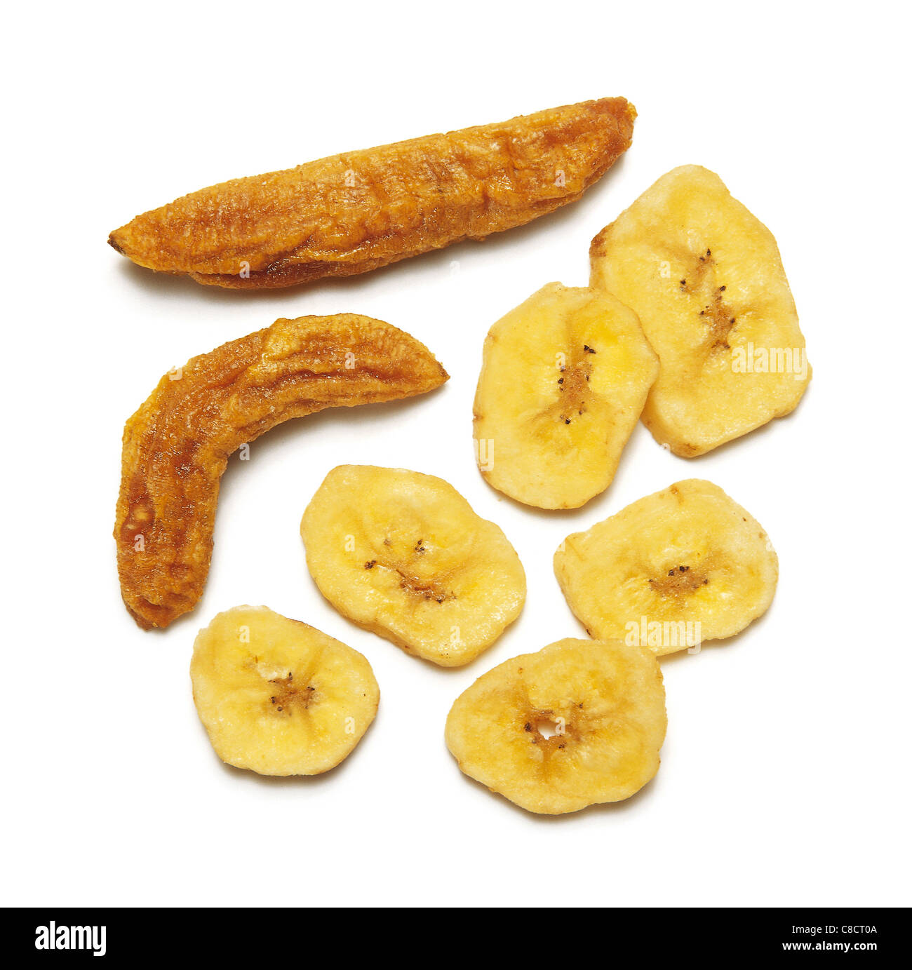 Dried bananas Cut Out Stock Images & Pictures - Alamy