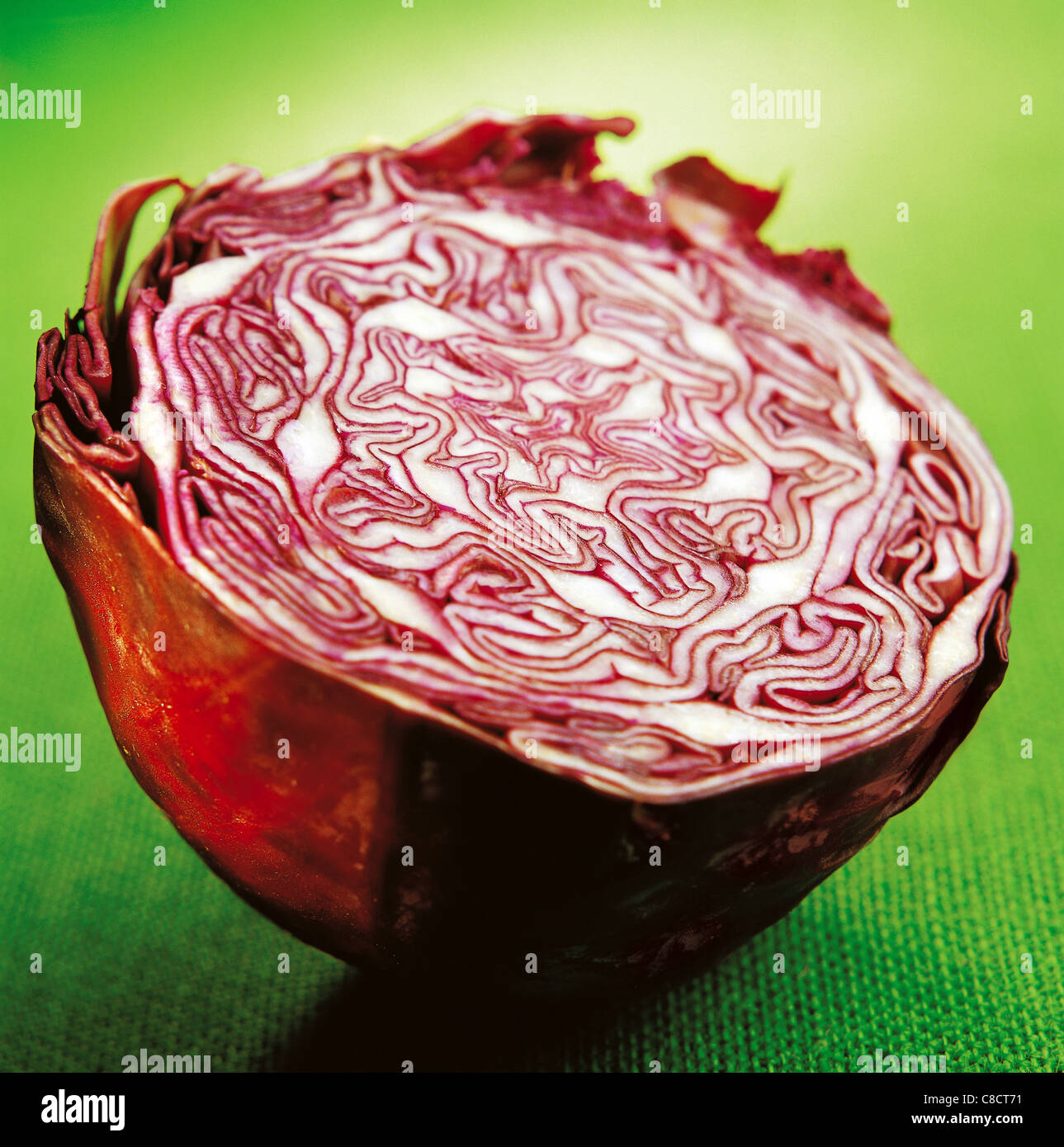 Sliced red cabbage Stock Photo - Alamy