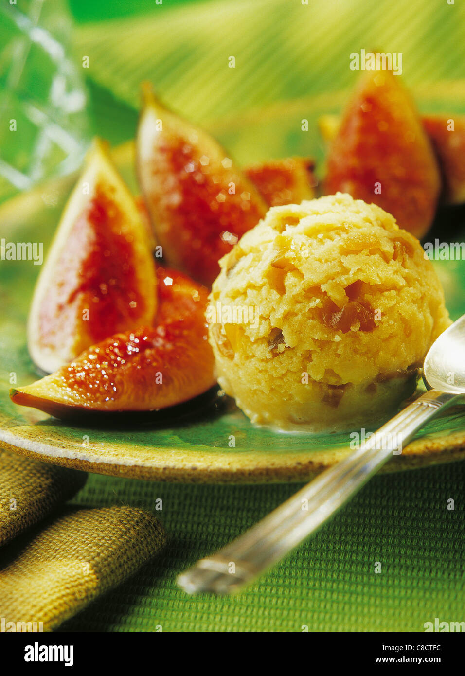 fig and mushroom ice cream Stock Photo - Alamy