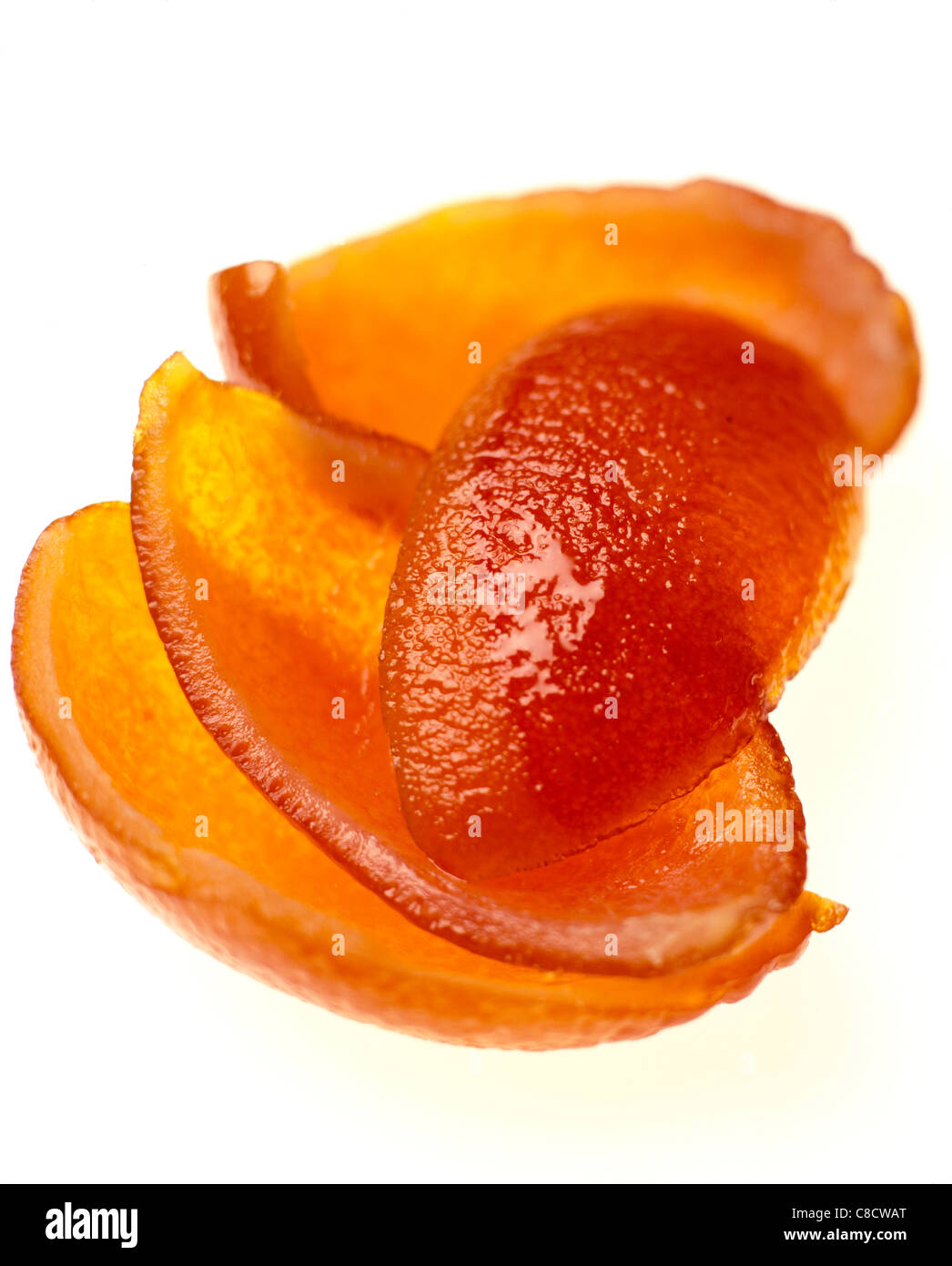 Preserved orange peel Stock Photo - Alamy