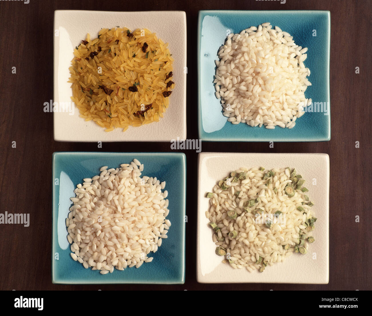 Selection of risotto rice Stock Photo - Alamy