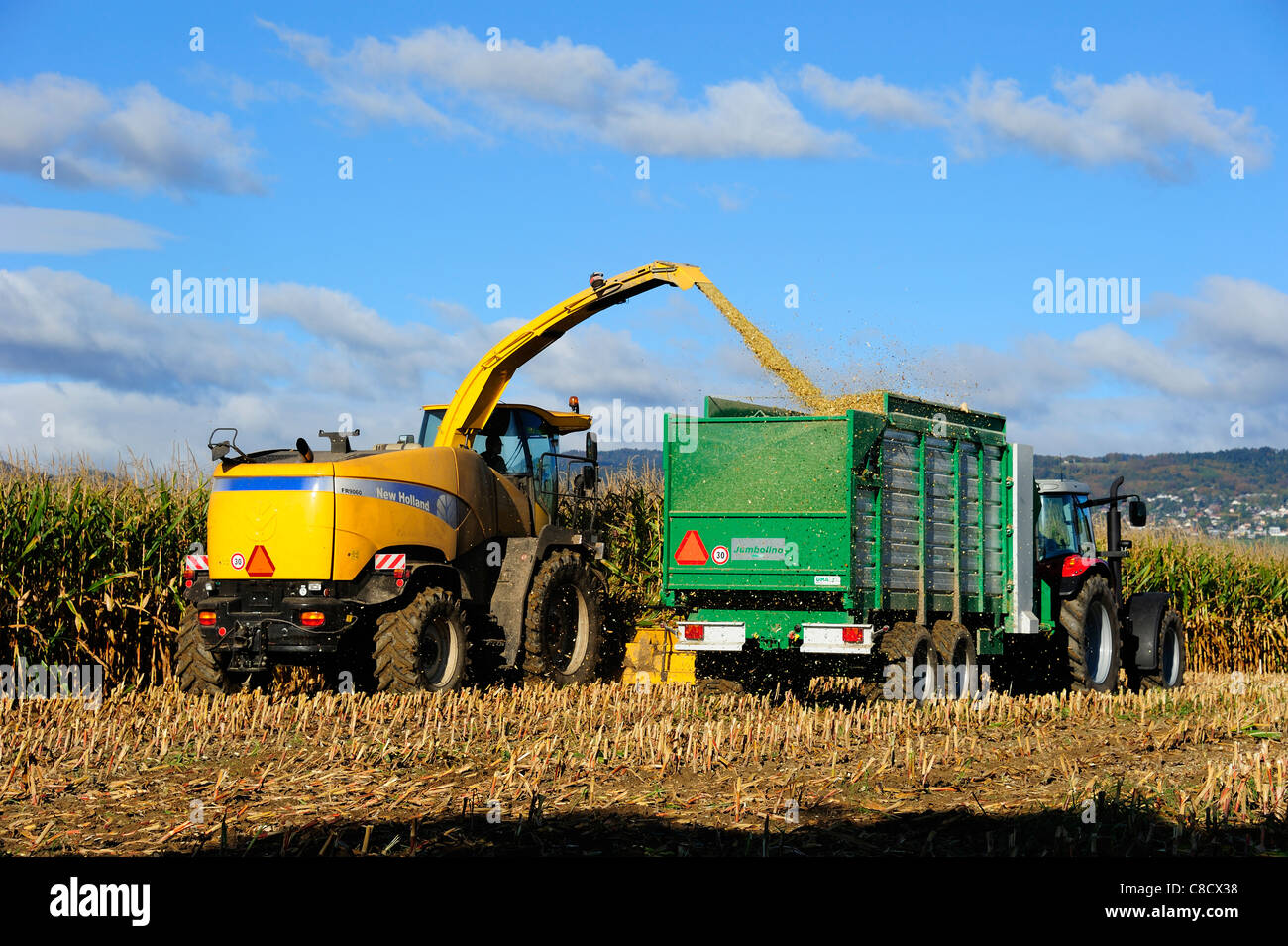 Maize harvester hi-res stock photography and images - Alamy