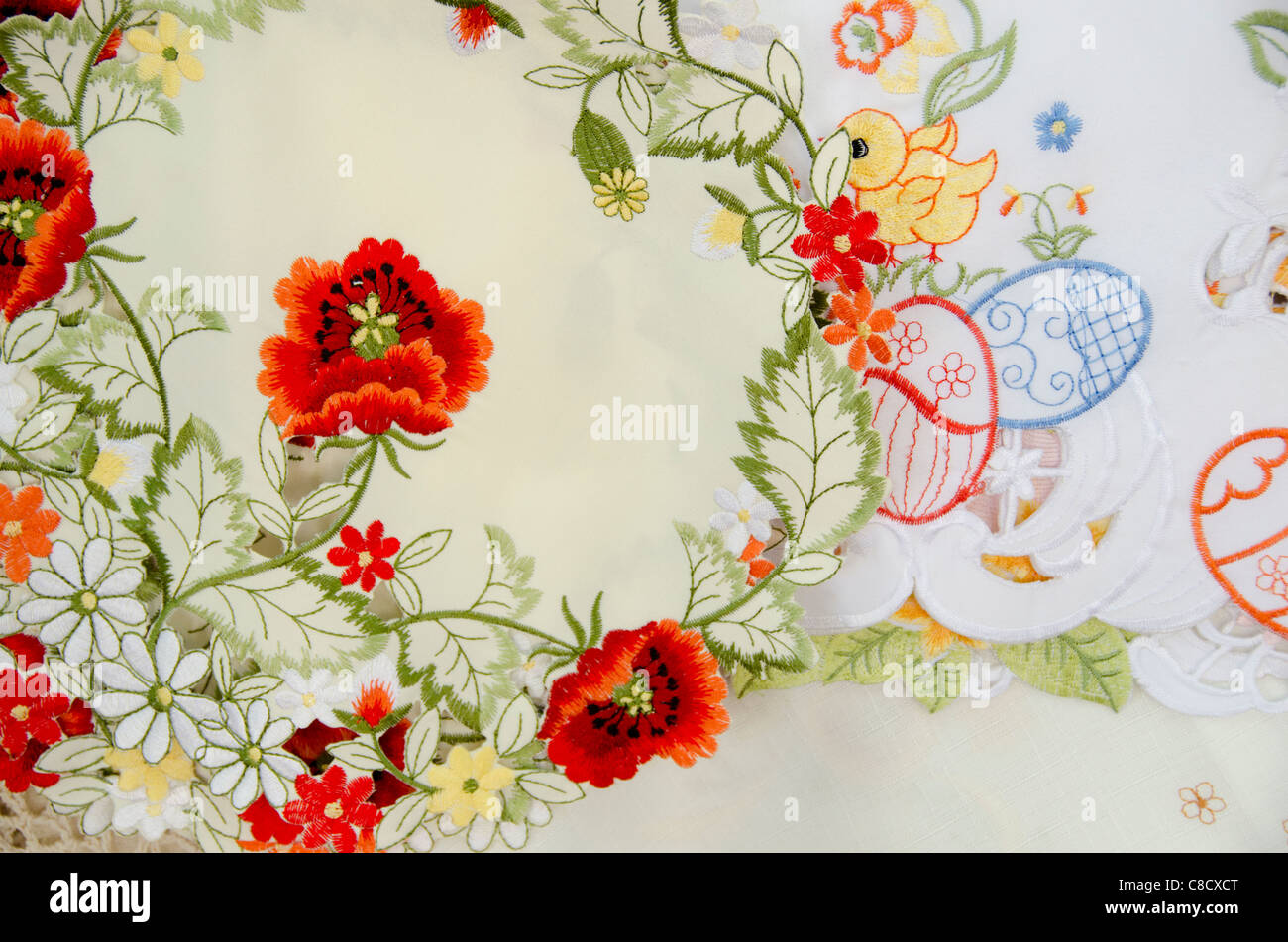 Ukraine, Odessa. Typical Ukrainian textile souvenir handicrafts ...