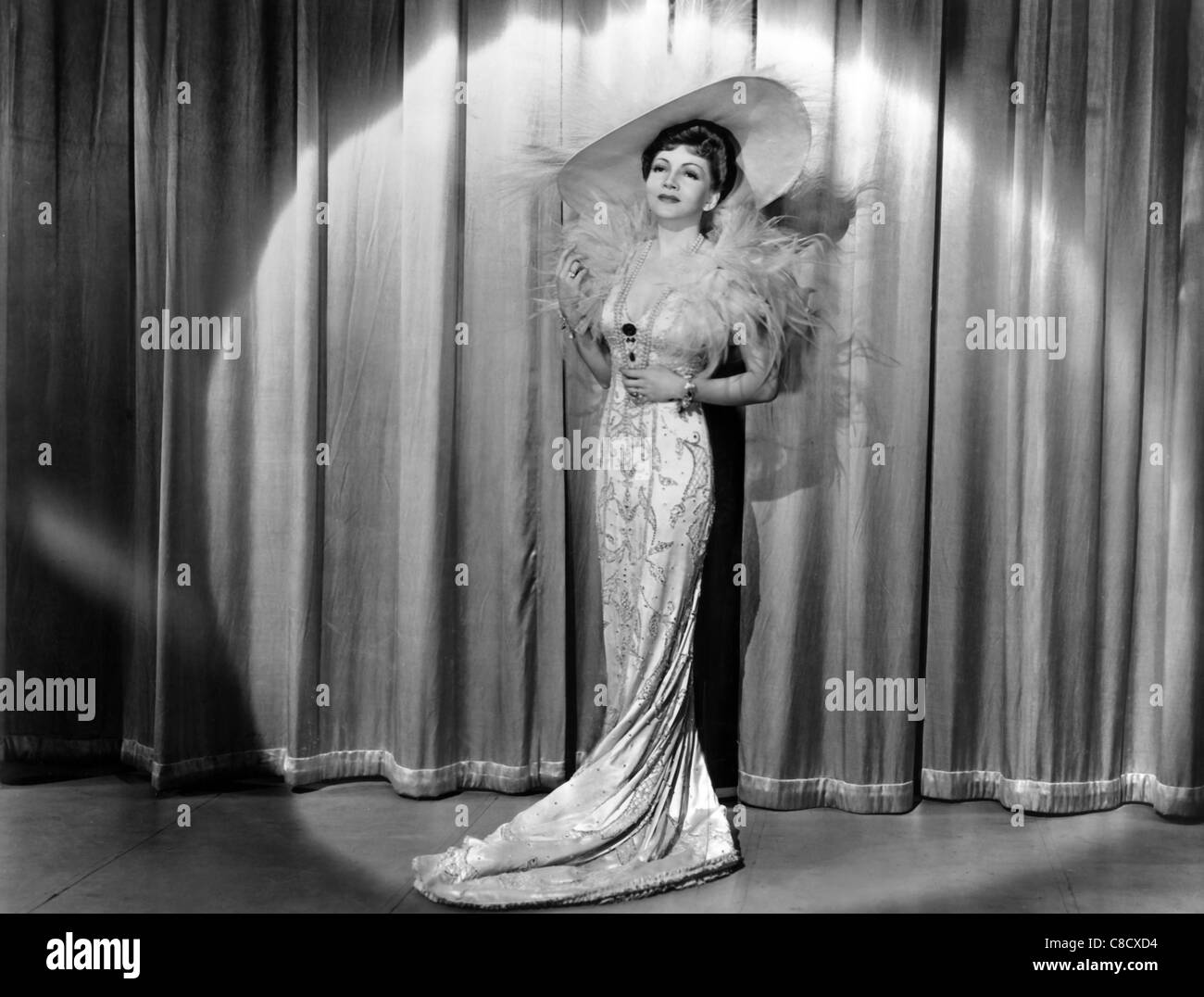 CLAUDETTE COLBERT ACTRESS (1973 Stock Photo - Alamy