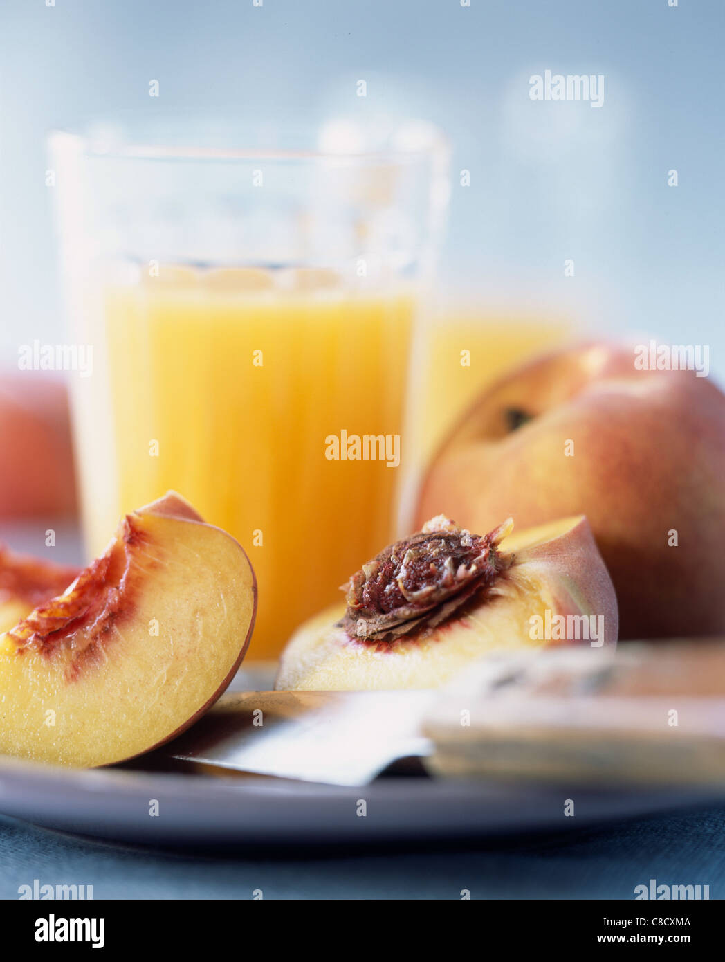 Peach nectar hi-res stock photography and images - Alamy