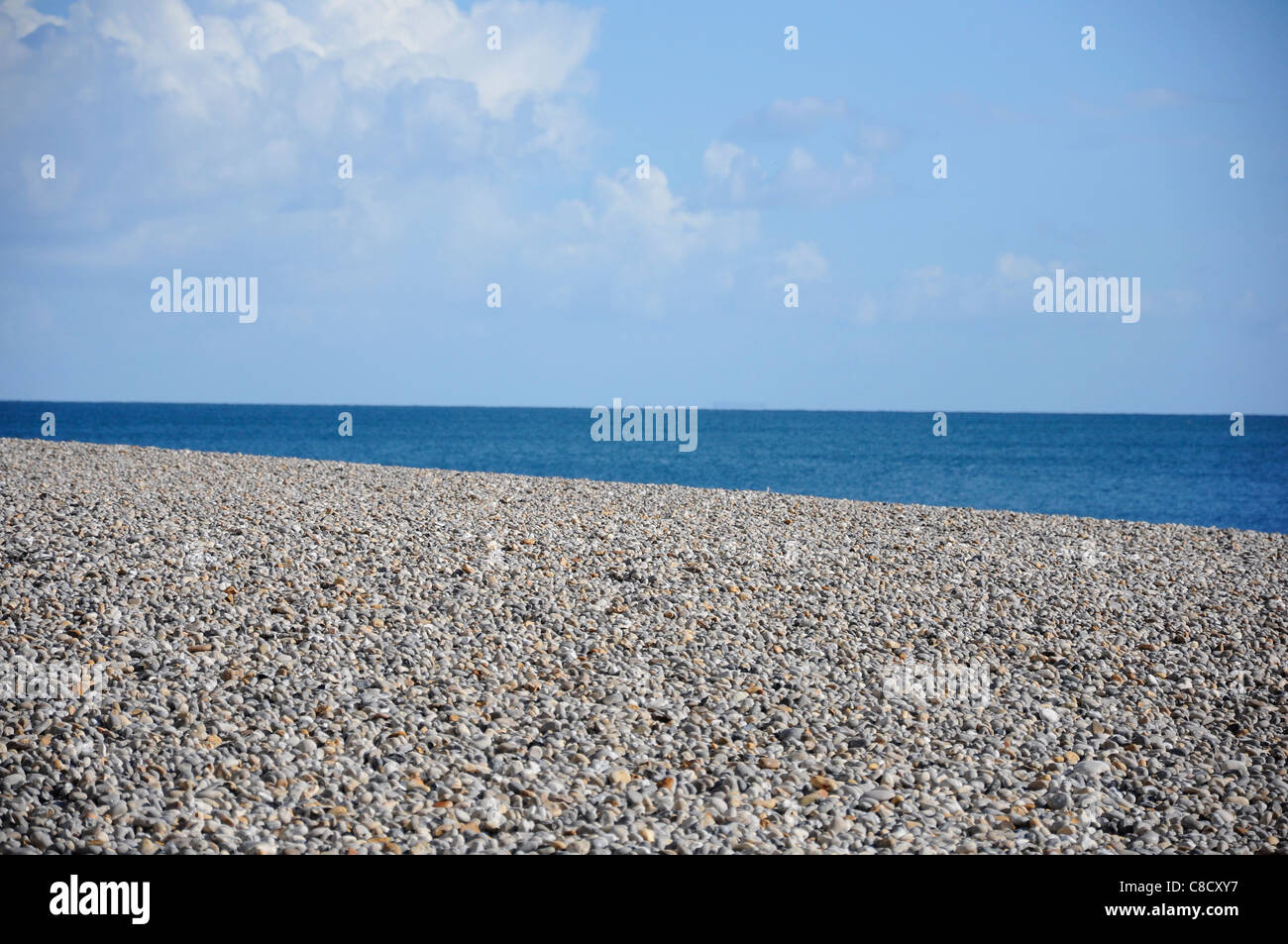 Pebble beach at Beer South Devon UK Stock Photo - Alamy