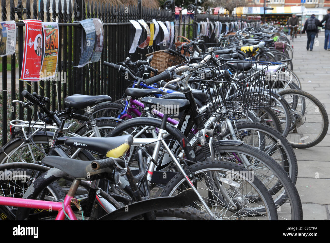 Bicycles in Cambridge, England Stock Photo - Alamy