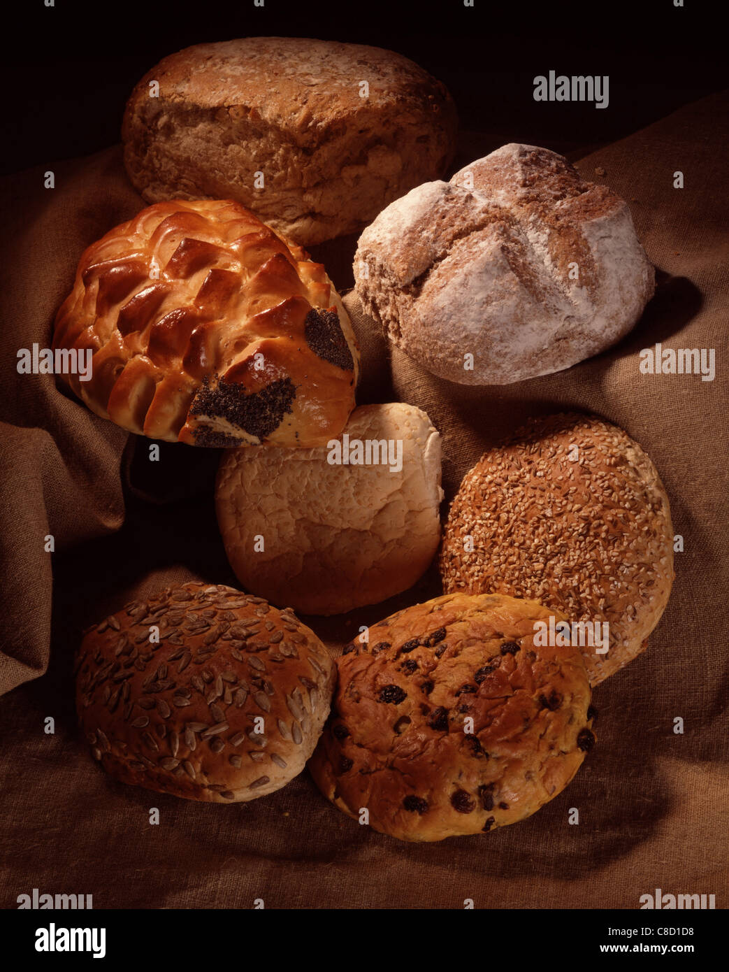 Loaves of English bread Stock Photo - Alamy