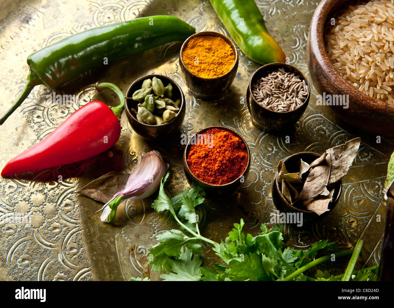 Luxury indian food hi-res stock photography and images - Alamy