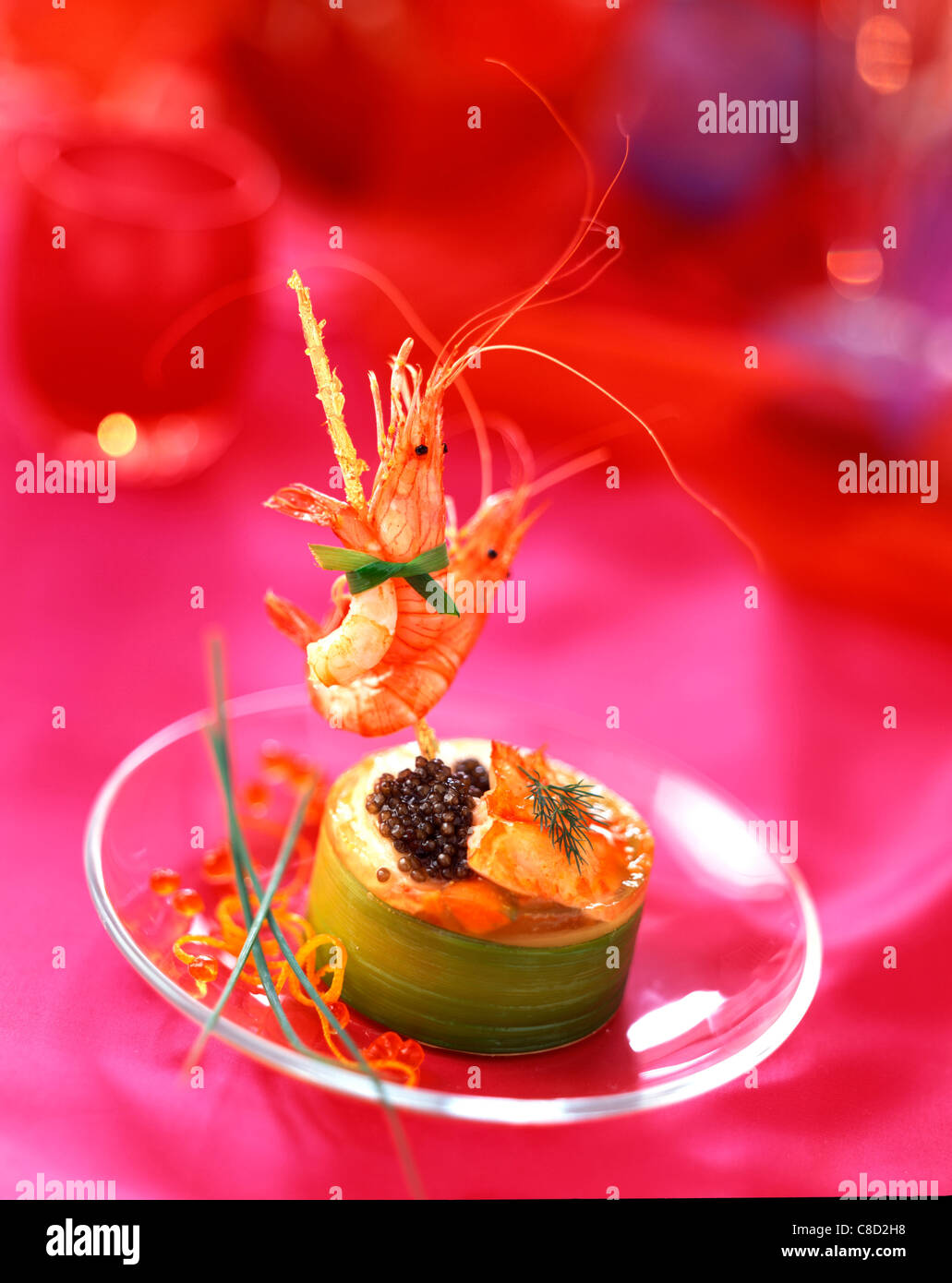party prawn appetizer Stock Photo - Alamy