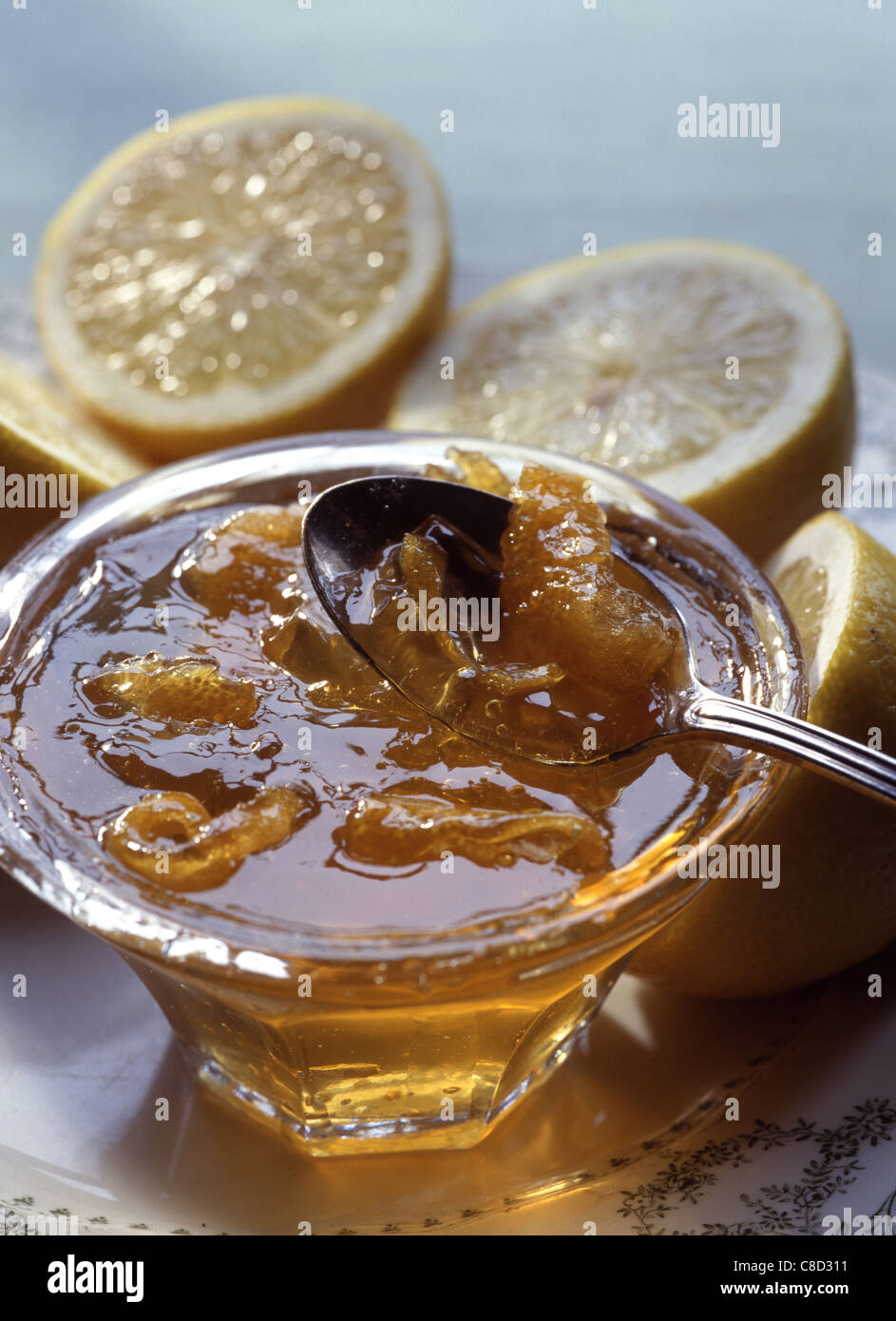 Lemon jelly jam Stock Photo - Alamy
