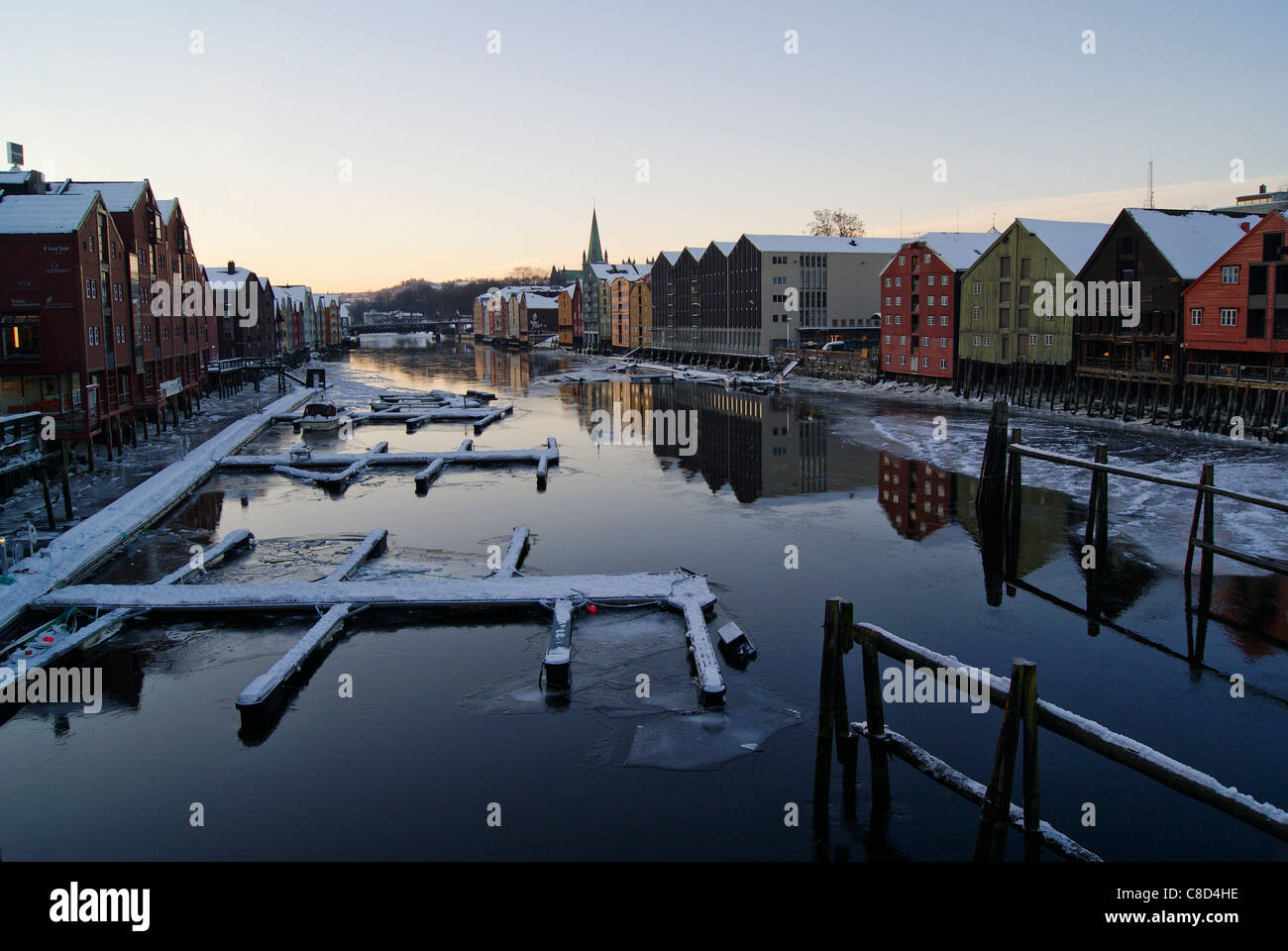 Trondheim winter hi-res stock photography and images - Alamy