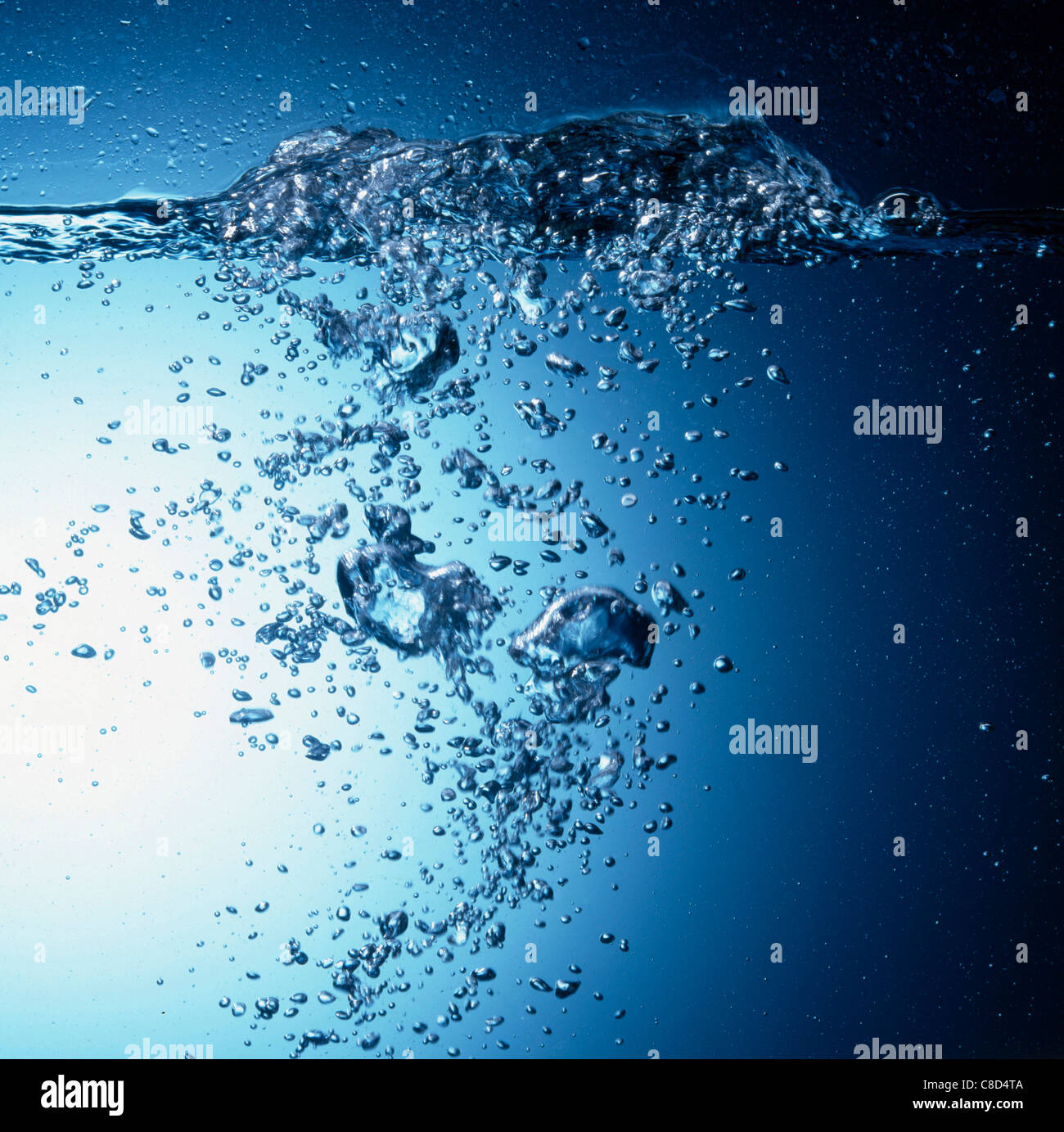 Water and bubbles Stock Photo - Alamy