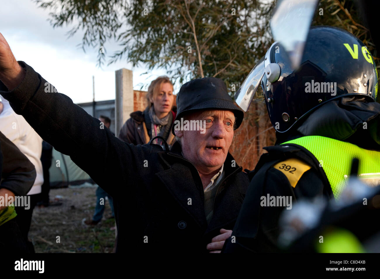 Dale Farm Site Prior To Eviction A Romany Gypsy And Irish Traveller Site In Crays Hill Essex